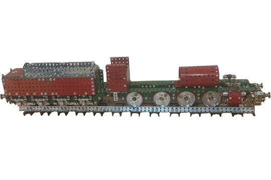 Vintage Meccano Train possibly a exhibition model, approximate ...