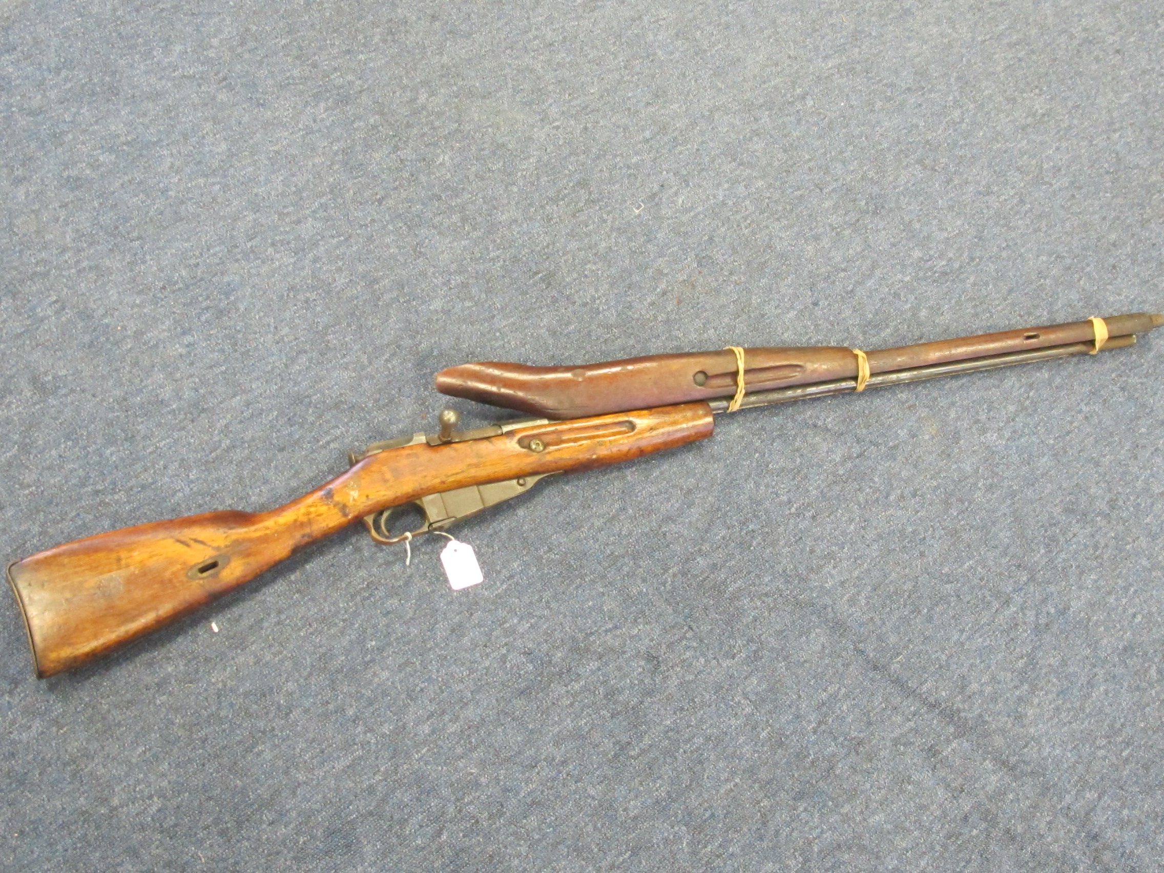 Rifle: An Imperial Russian WW1 Mosin Nagant dated 1895. Stamp on ...