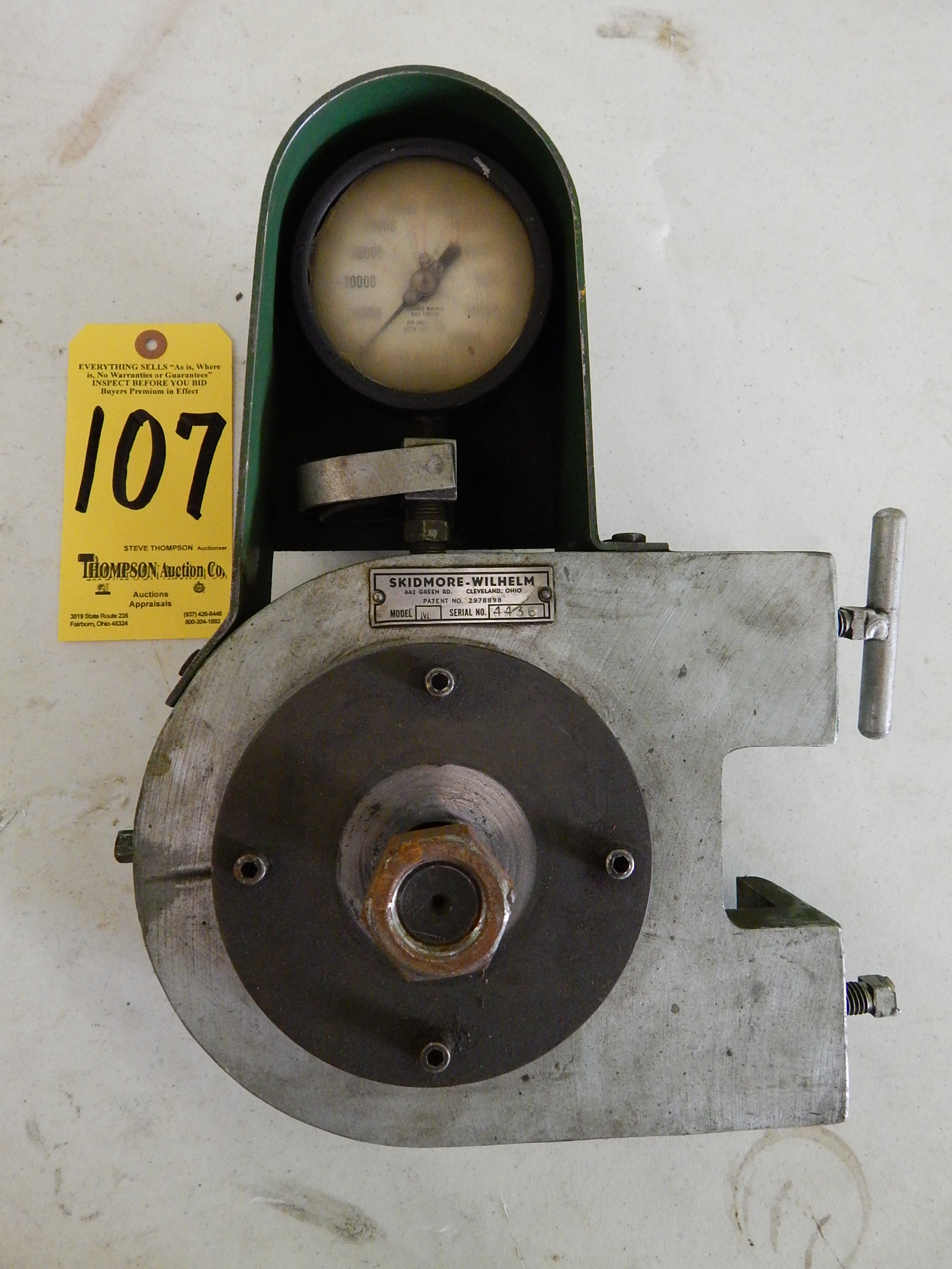 Skidmore-Wilhelm Model M Bolt Tension Calibrator