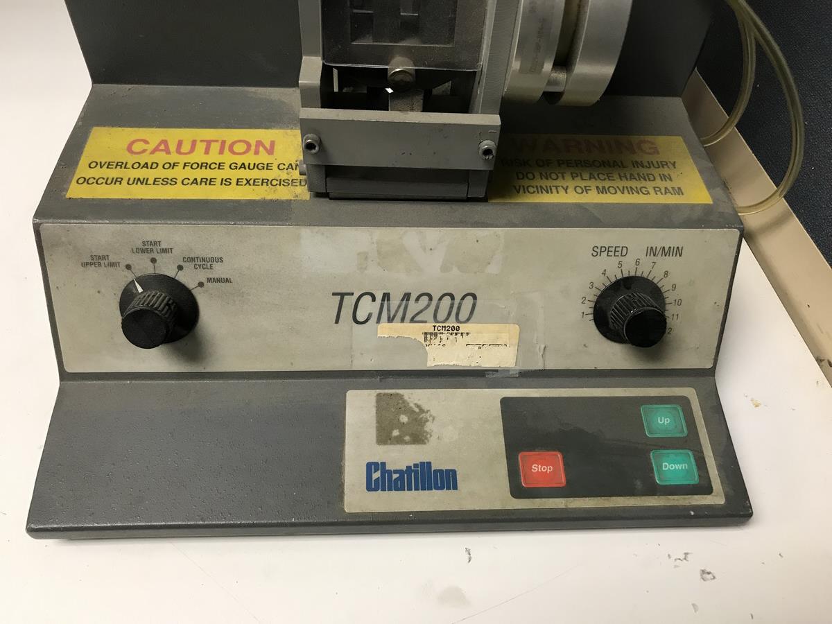 Chatillon TCM200 Tensile Tester 26'' Stroke, 3'' Throat