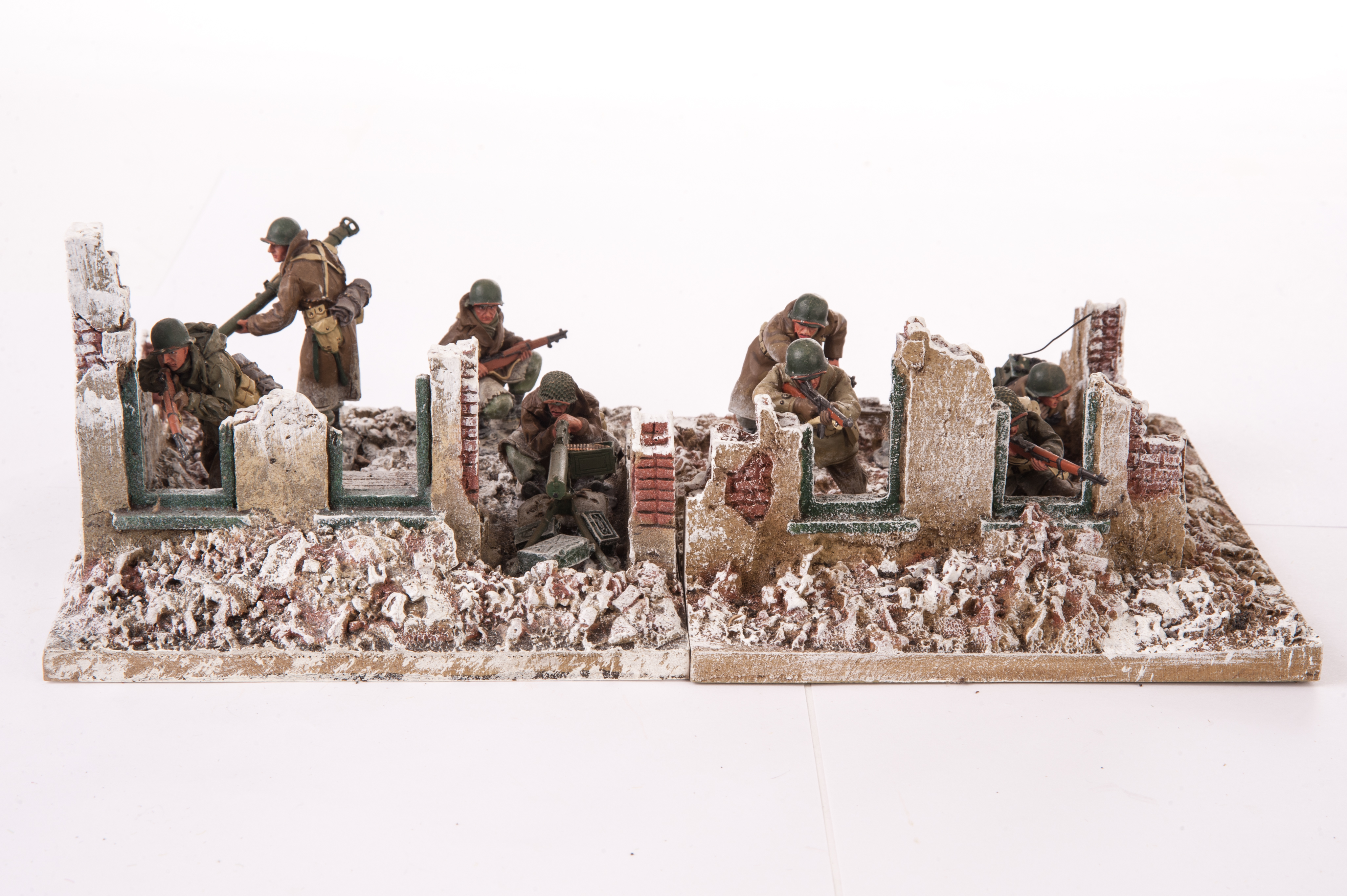 King & Country Battle of the Bulge series, BBA 01 and 02 Dioramas, 2 JG ...