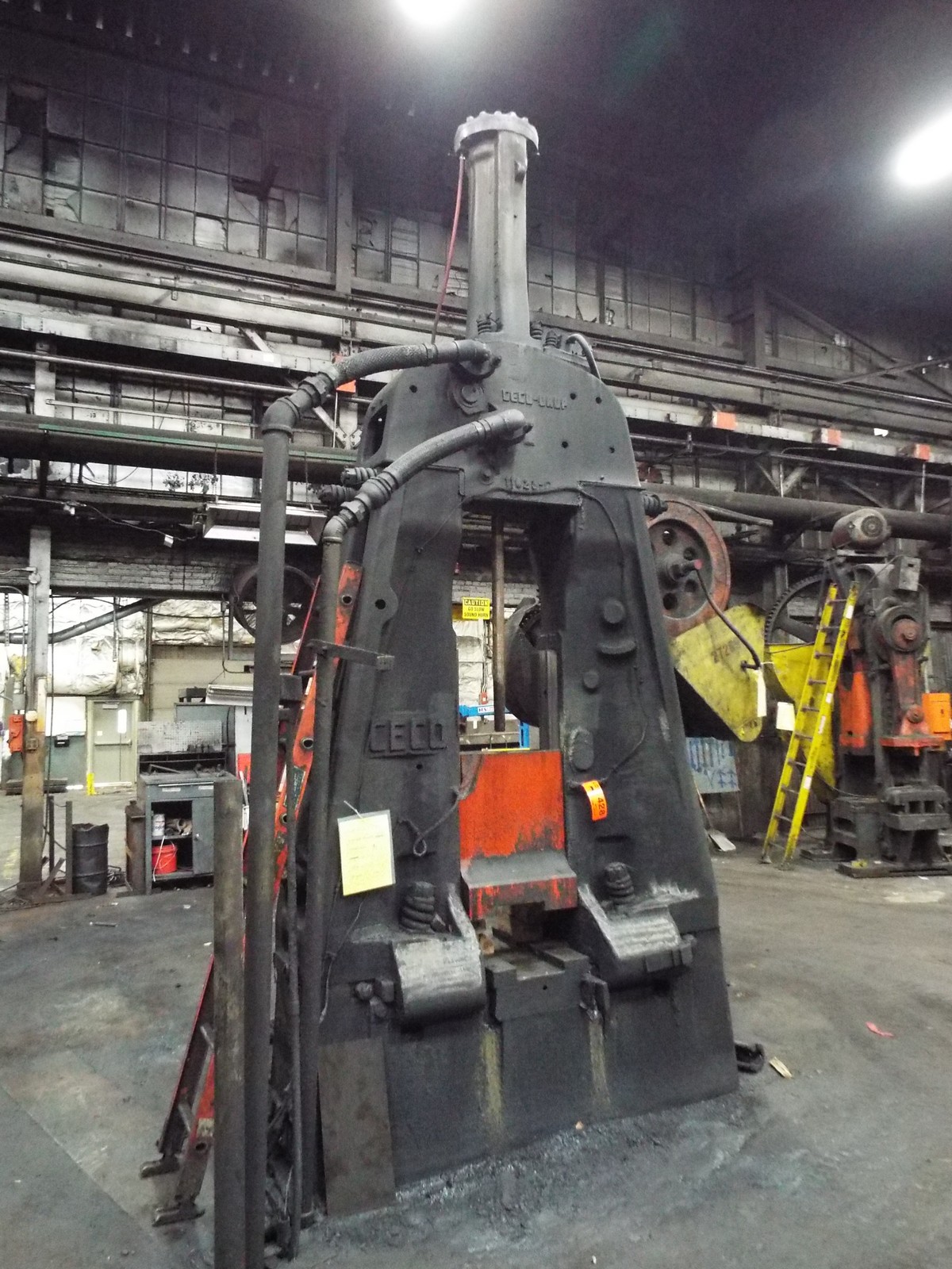 CECO 1500 LBS PNEUMATIC DROP FORGING HAMMER, MECHANICAL RAM STROKE ...