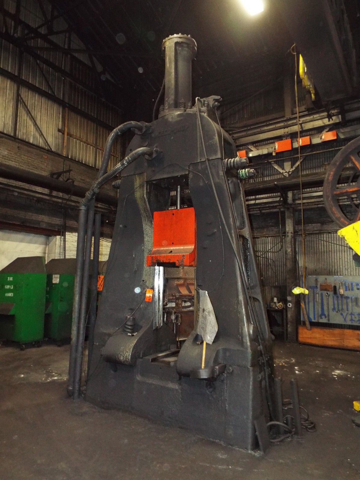 CECO 3000 LBS PNEUMATIC DROP FORGING HAMMER, MECHANICAL RAM STROKE ...