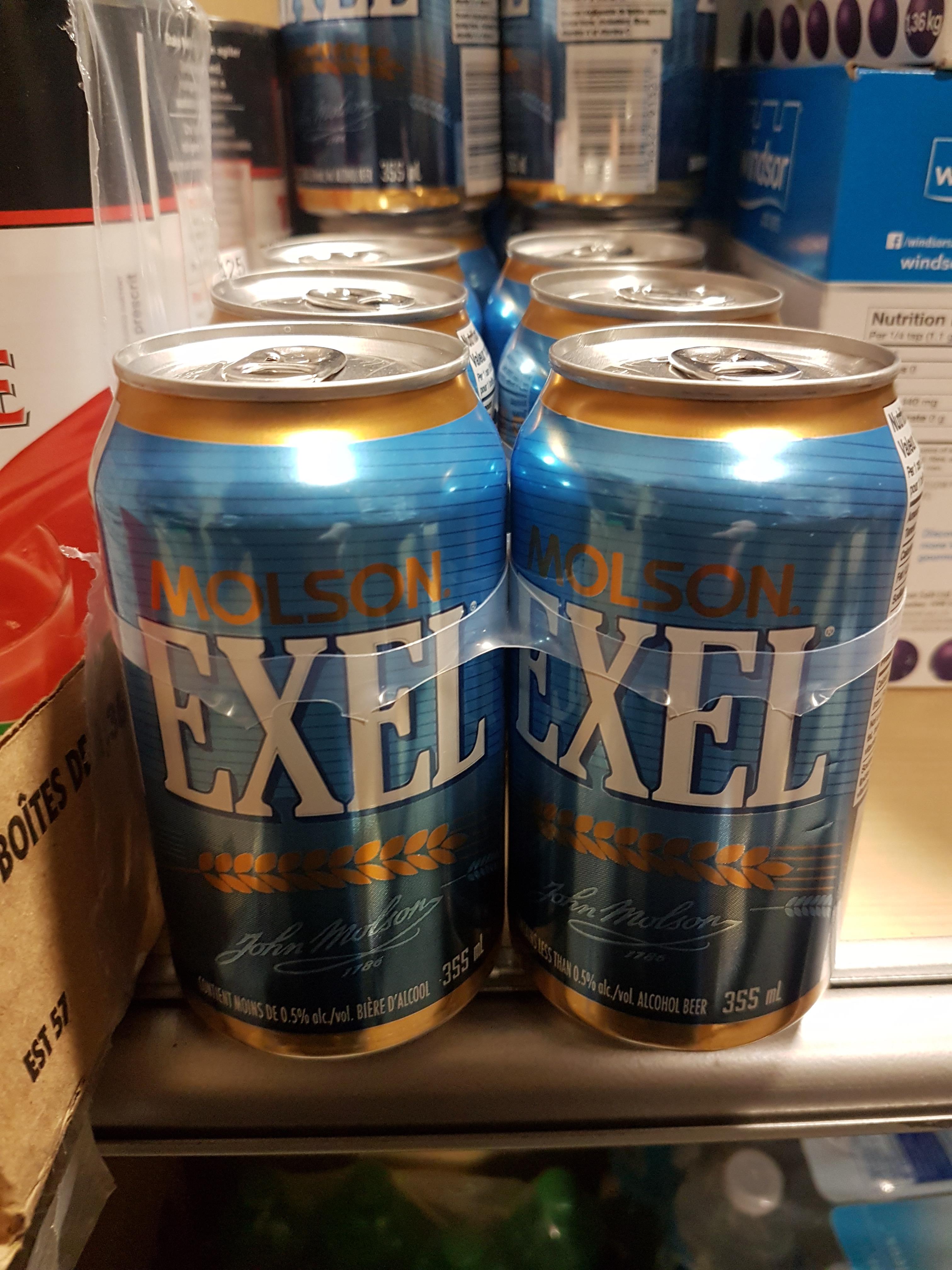 Molson Excel - 18 x 355ML Cans