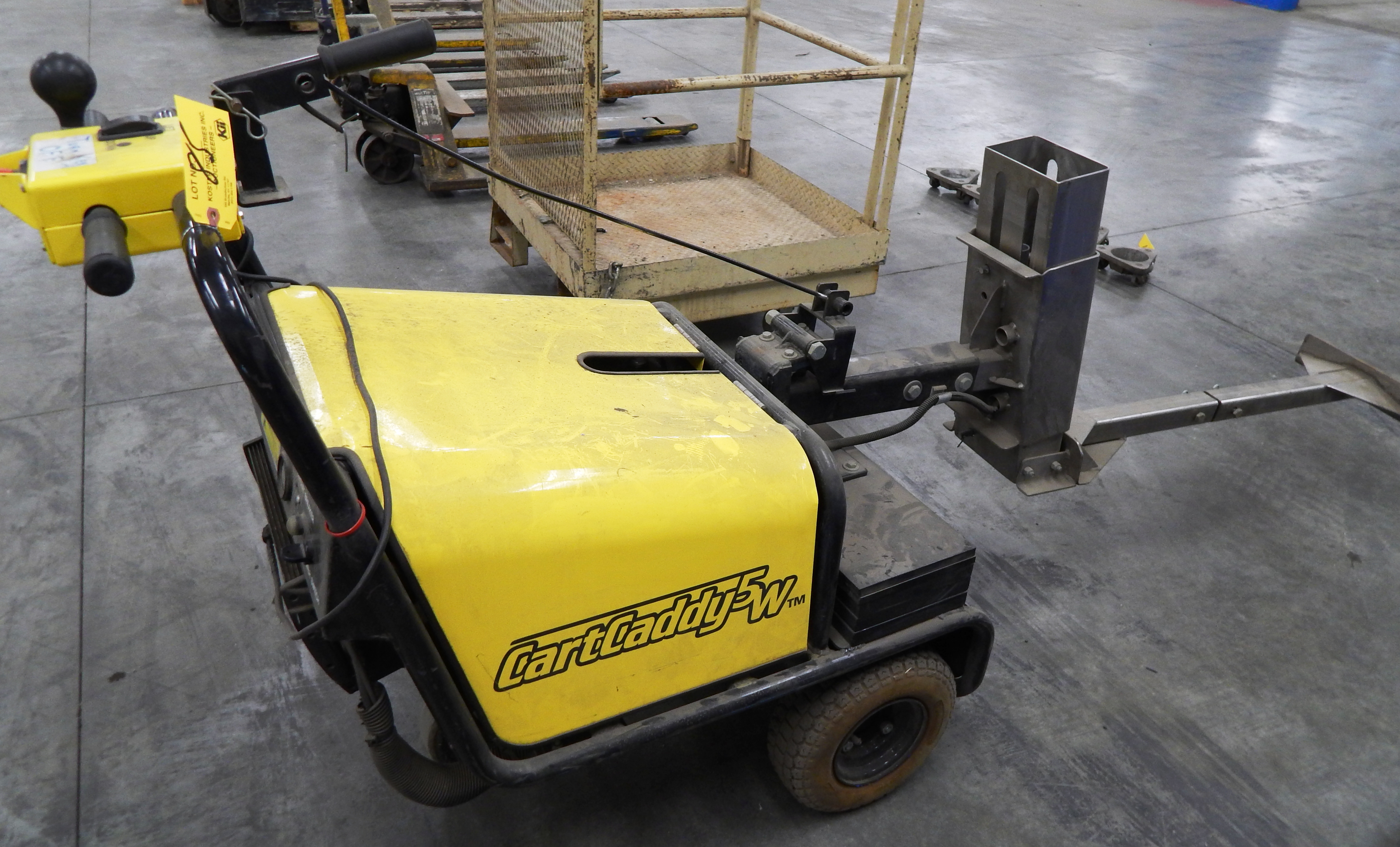 CART CADDY MDL. 5W BATTERY OPERATED RACK MOVER, GVW310#, S/N: 302948