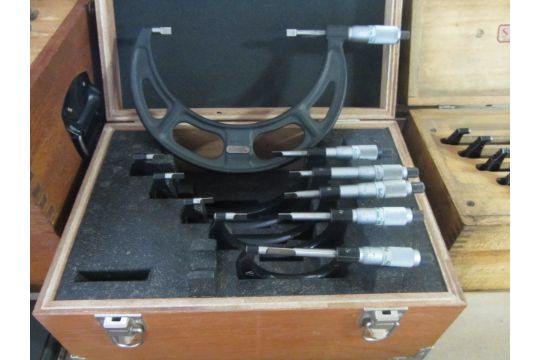 Starrett 1-6'' Micrometer Set (Blade Micrometers)