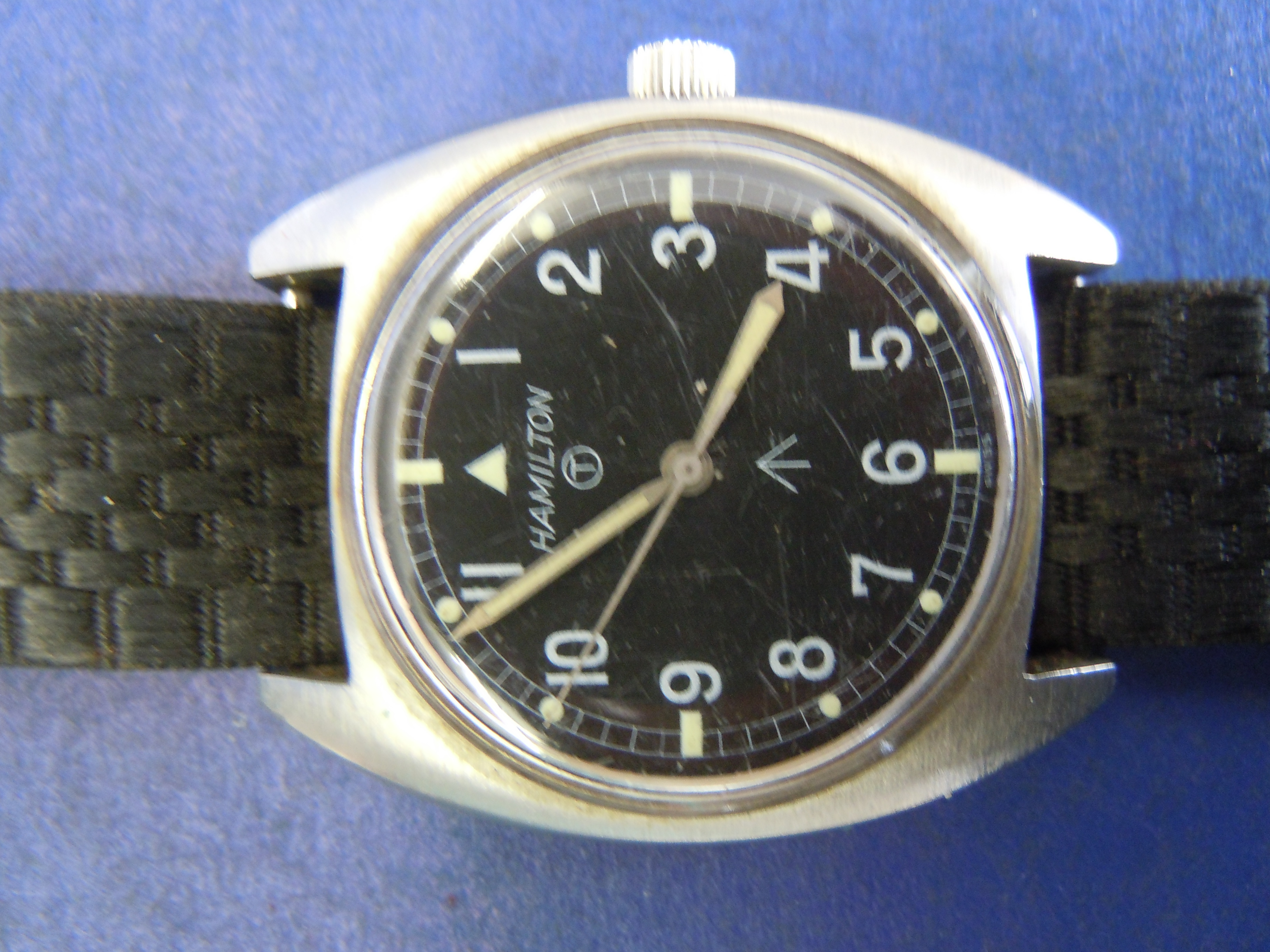 Hamilton W10 Black Face Army Wrist - Watch 523 - 8290 / W10 6645 - 99 / ...