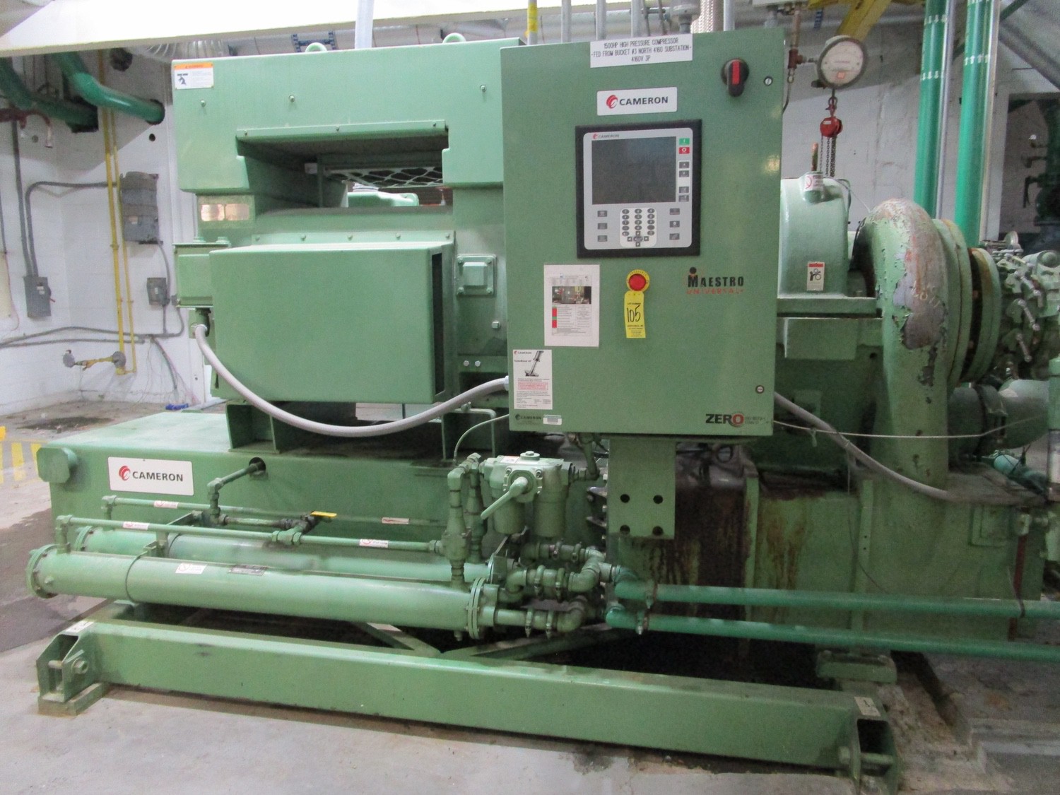 2010 Cameron 1,500 HP High Pressure Compressor Turbo-Air 6000, s/n ...