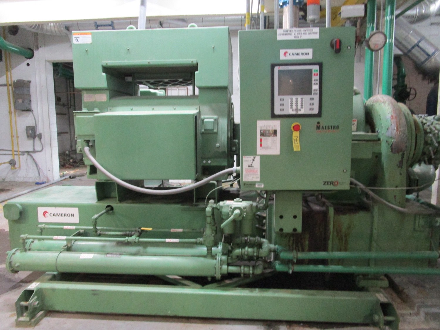 2010 Cameron 1,500 HP High Pressure Compressor Turbo-Air 6000, s/n ...