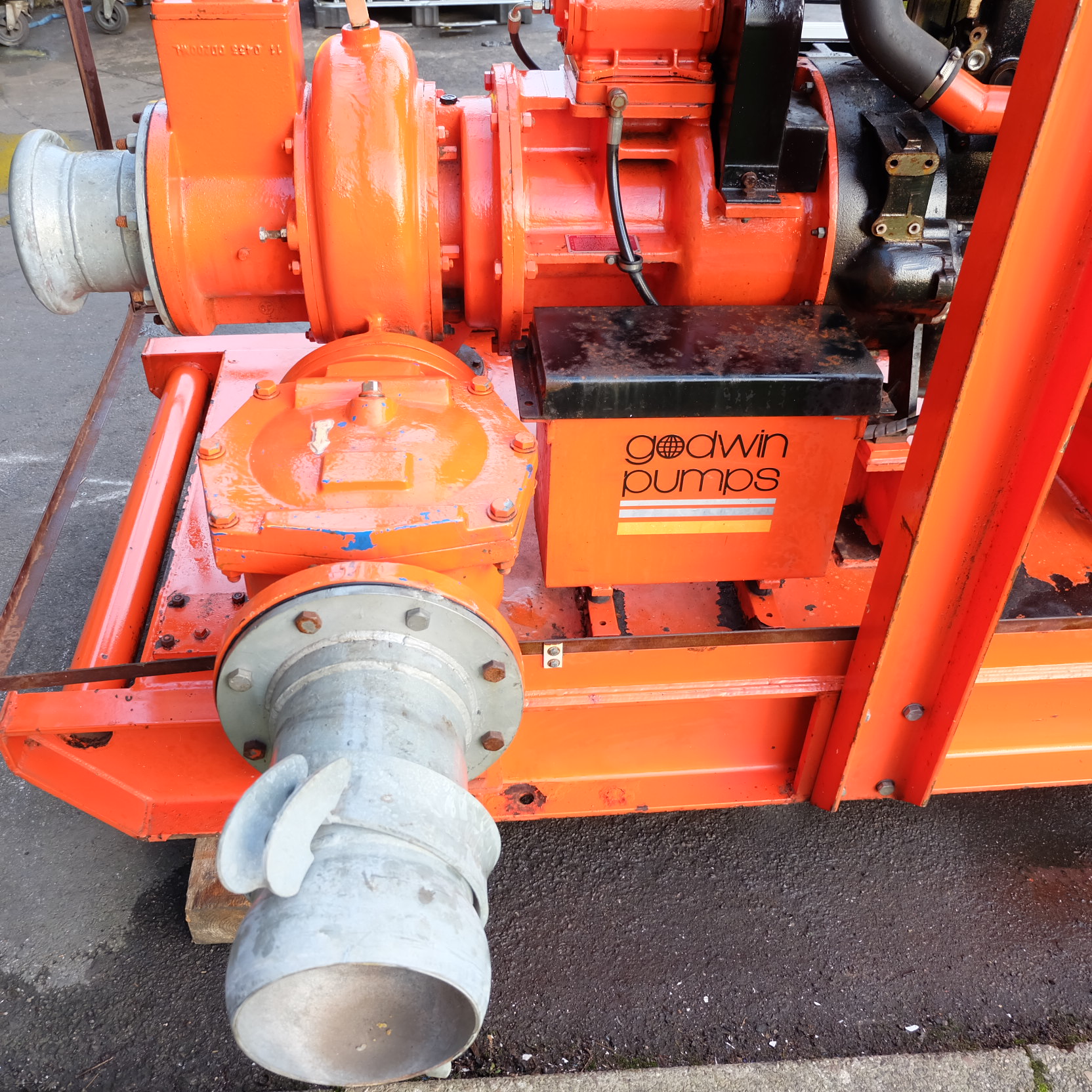 A Godwin Type CD225M Dry Prime 8in Water Pump, Perkins Type 2177/2200 ...