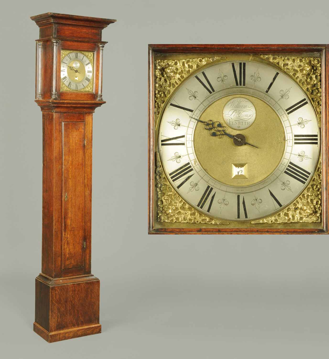A George III longcase clock by William Porthouse of Penrith, single ...