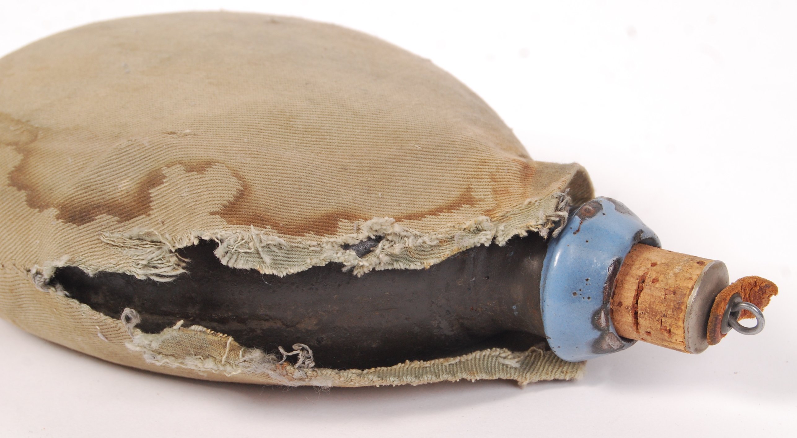 A rare WWI First World War German soldier's / infantry water bottle ...