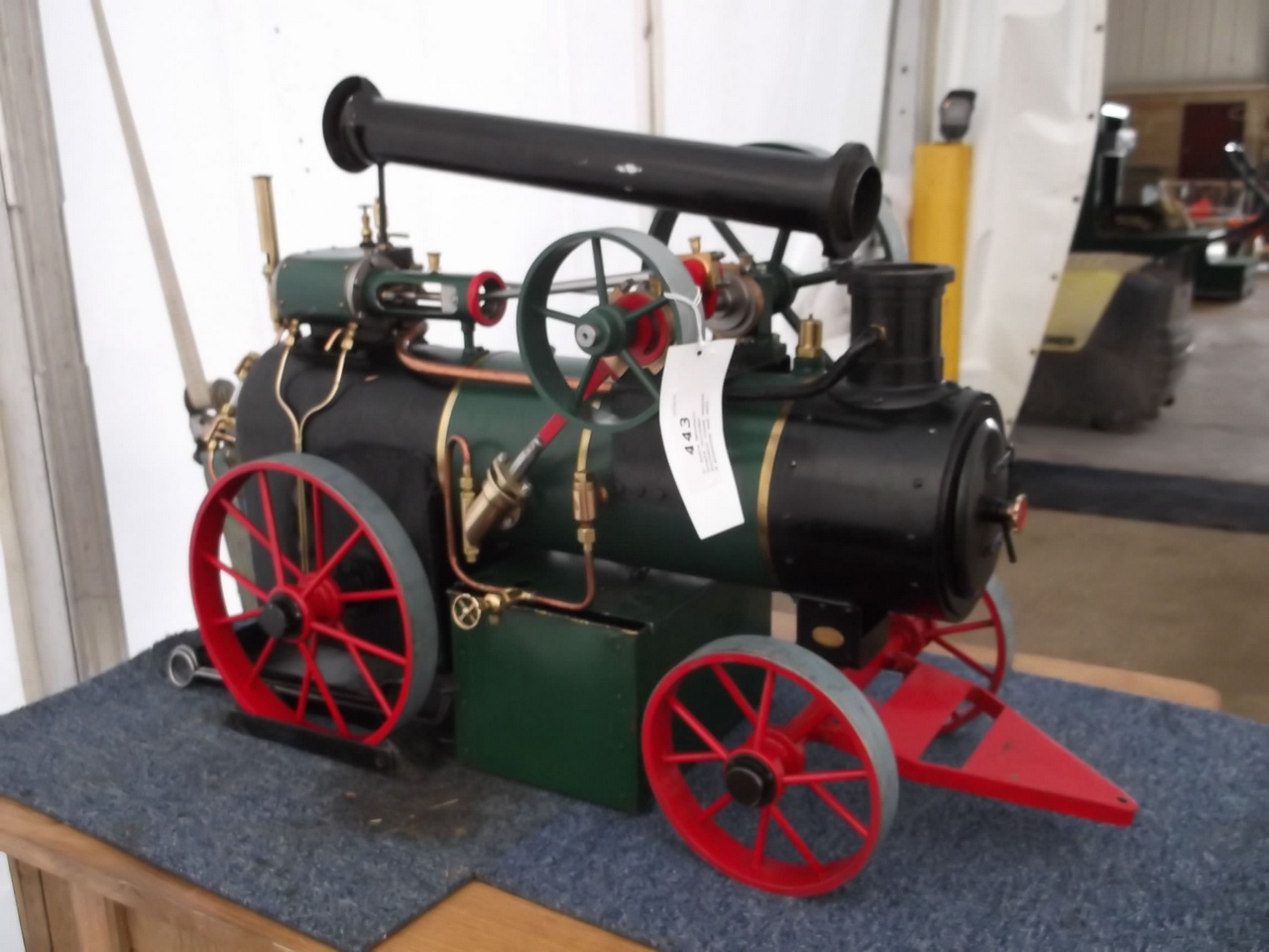 3' Scale Marshall Single Cylinder Portable steam engine. A pleasing and ...