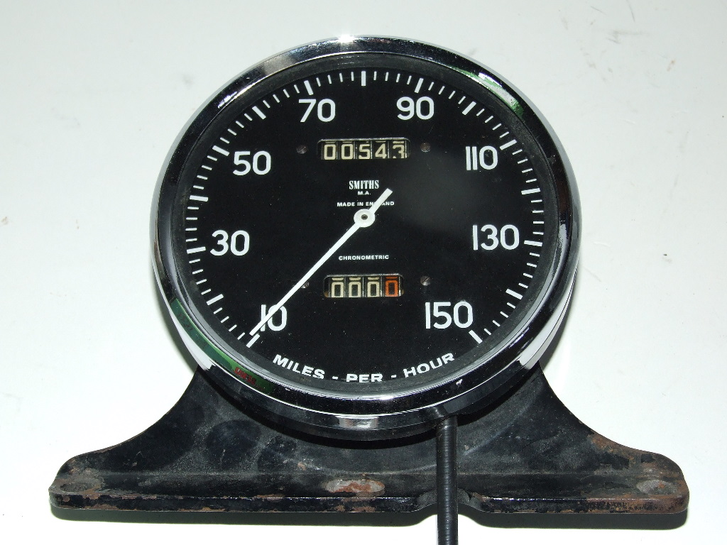 A Vincent Black Shadow 5 inch diameter 150 mph speedometer with ...