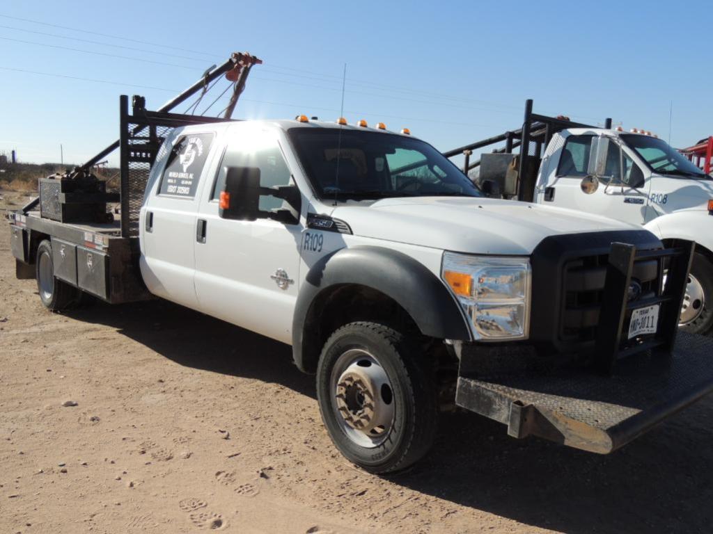 2015 Ford F-550 Crew Cab Roustabout Truck, 6.7 Power, Auto Trans, 4X4 ...
