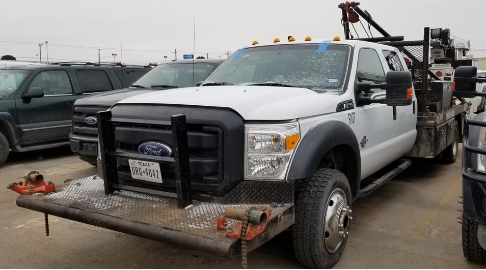 2014 Ford F-550 Crew Cab Roustabout Truck, 6.7 Power, Auto Trans, 4X4 ...