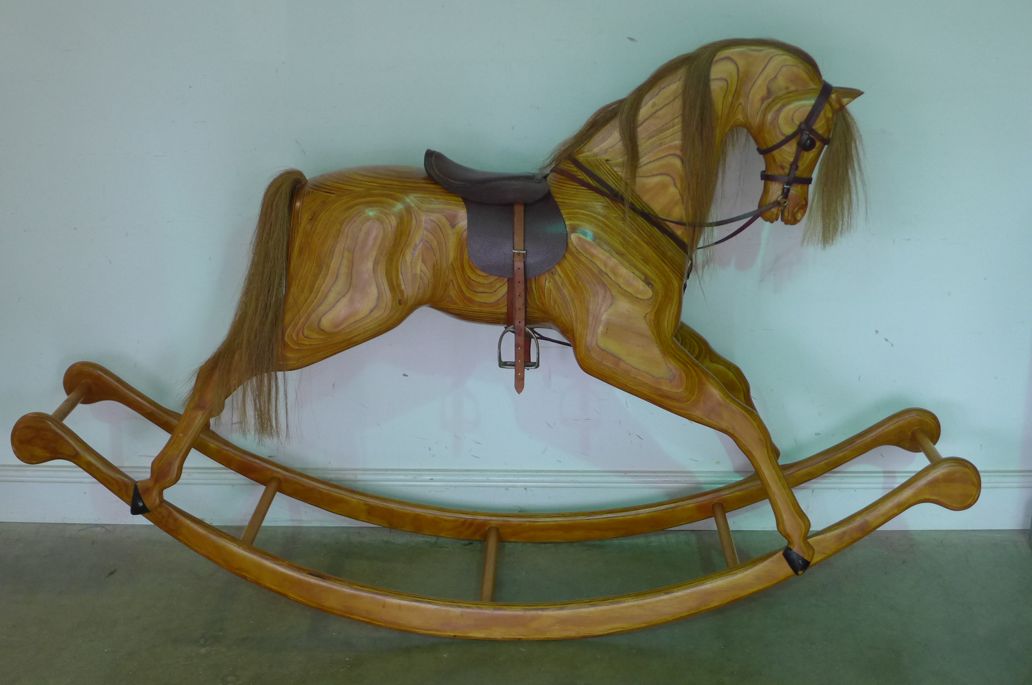 A Relko rocking horse originated in Manawanui, New Zealand with ...