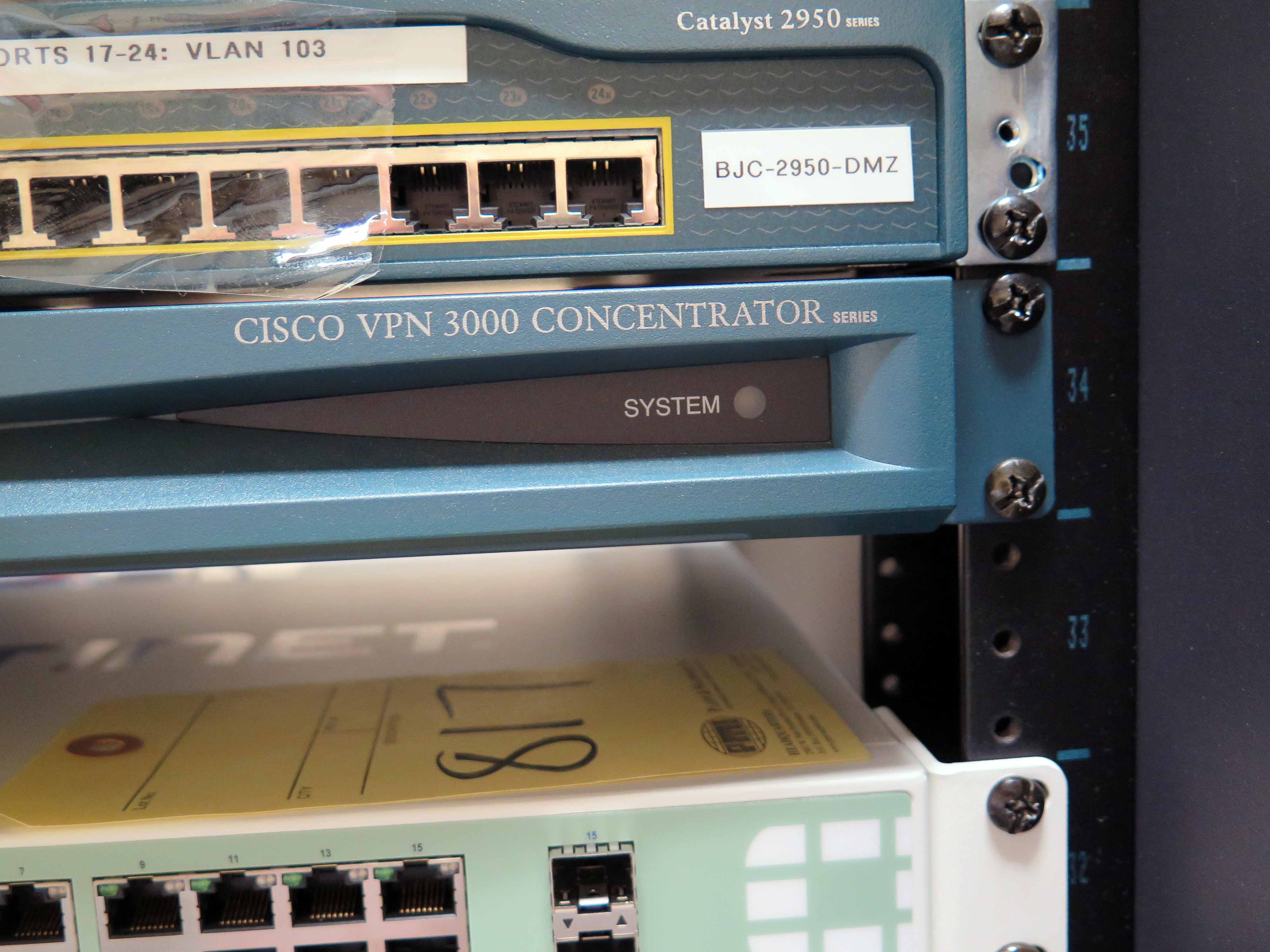 CONCENTRATOR, CISCO VPN 3000