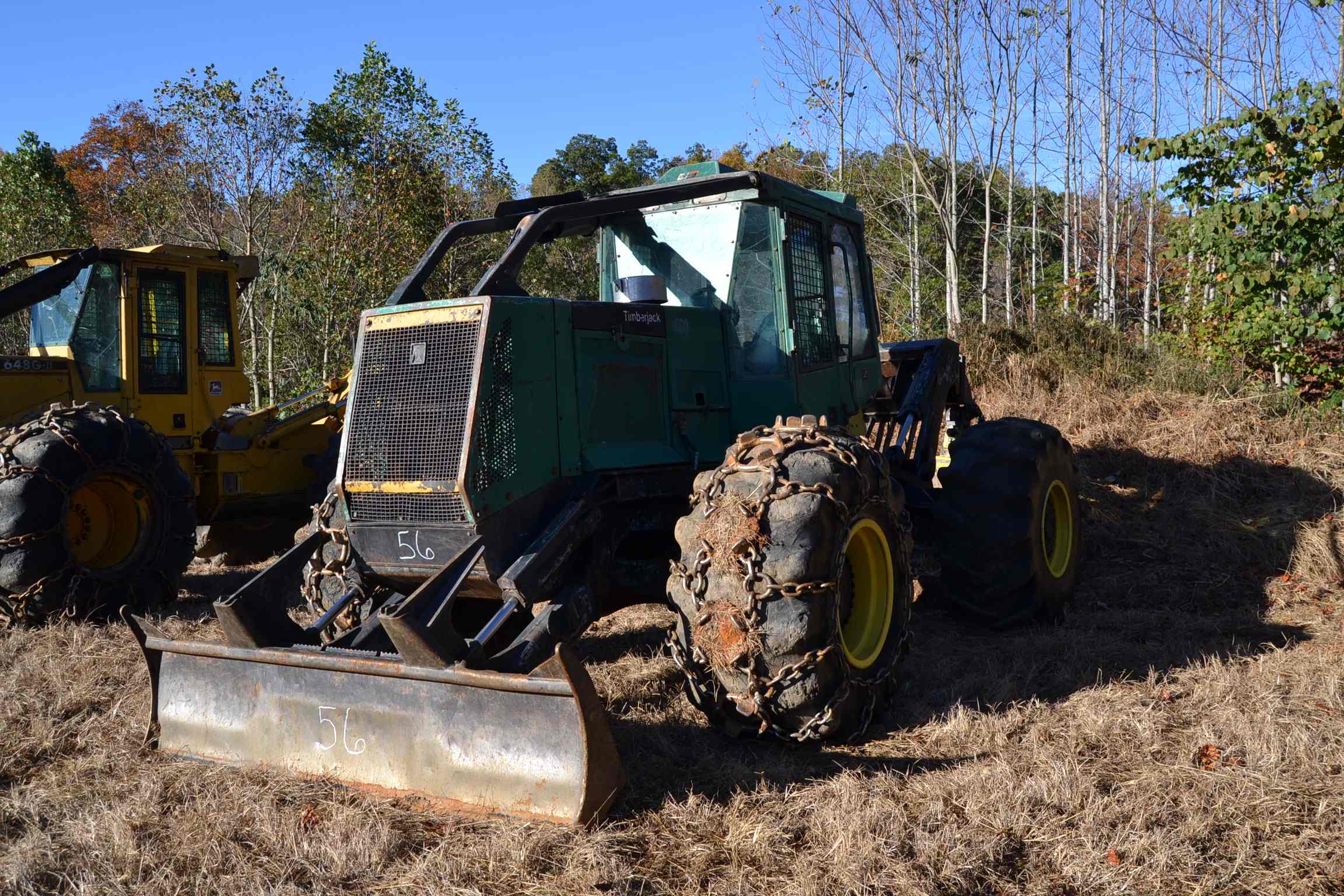 TIMBERJACK 460 SINGLE ARCH GRAPPLE SKIDDER W/28LX26 RUBBER; S/N-985189