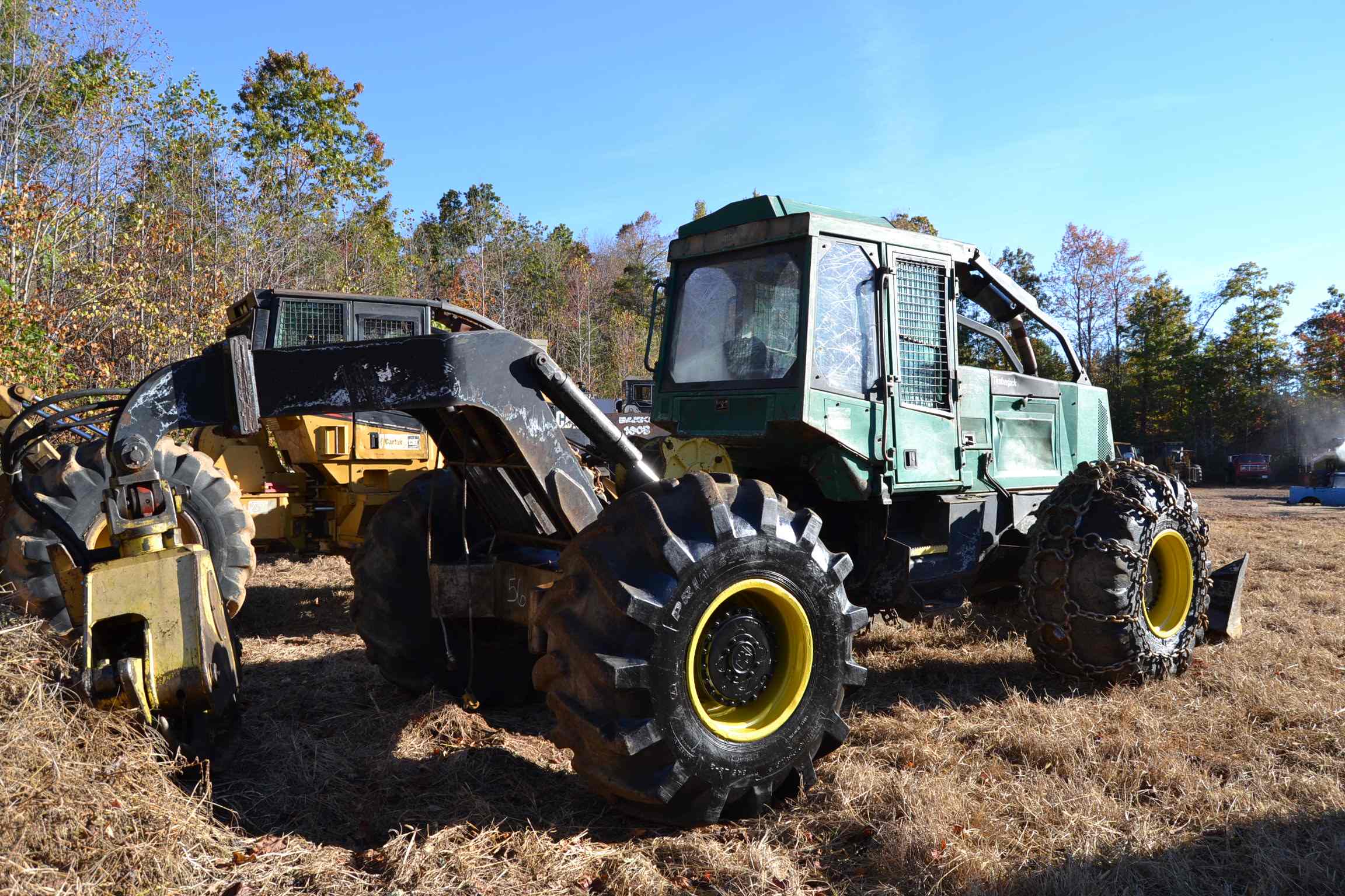 TIMBERJACK 460 SINGLE ARCH GRAPPLE SKIDDER W/28LX26 RUBBER; S/N-985189