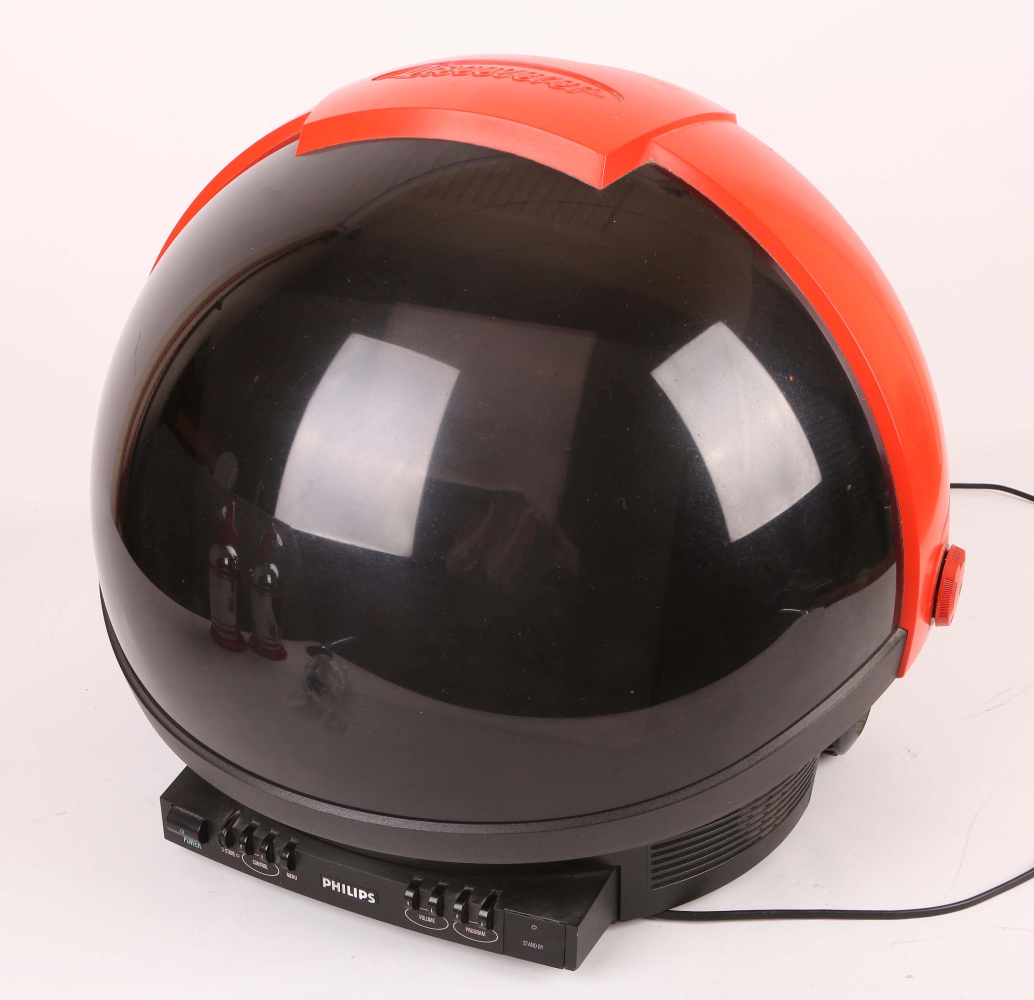 A 1980's Philips Discoverer 'Space Helmet' TV with original remote ...