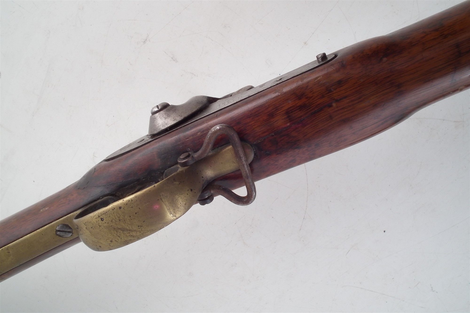 Enfield P53 three band musket, the lock dated 1857, barrel with armoury ...