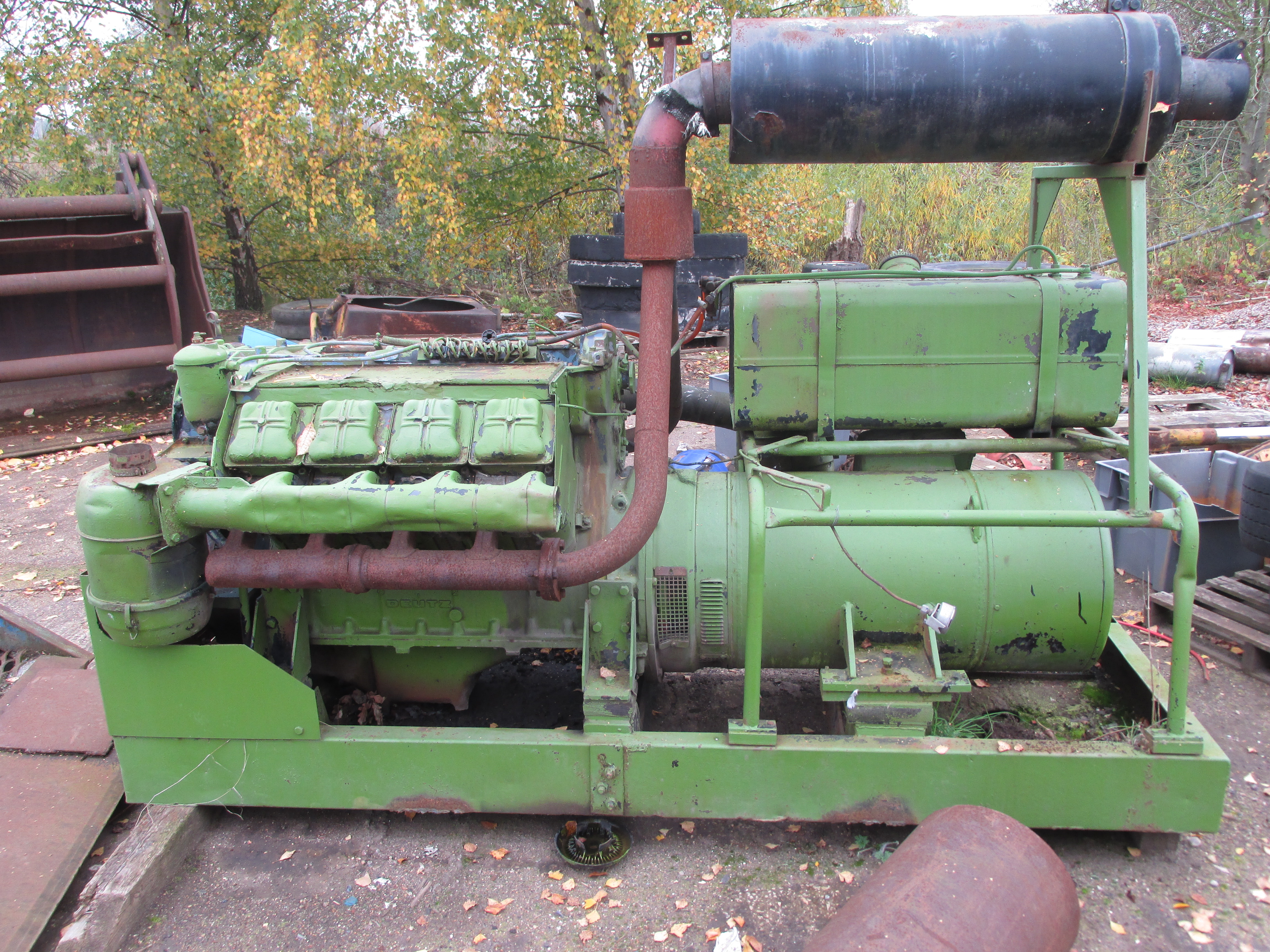 * Deutz 120 KVA Diesel Generator, V8 Deutz Engine