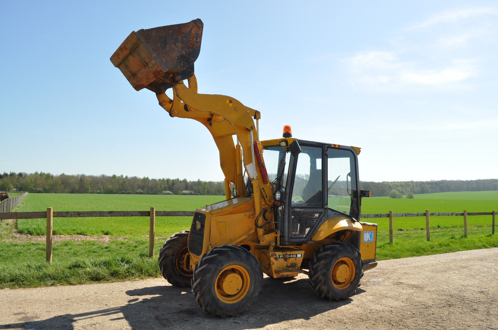JCB 2CX AIRMASTER Wheeled Loader Compressor Year: 1995, 4x4x4, Manual ...