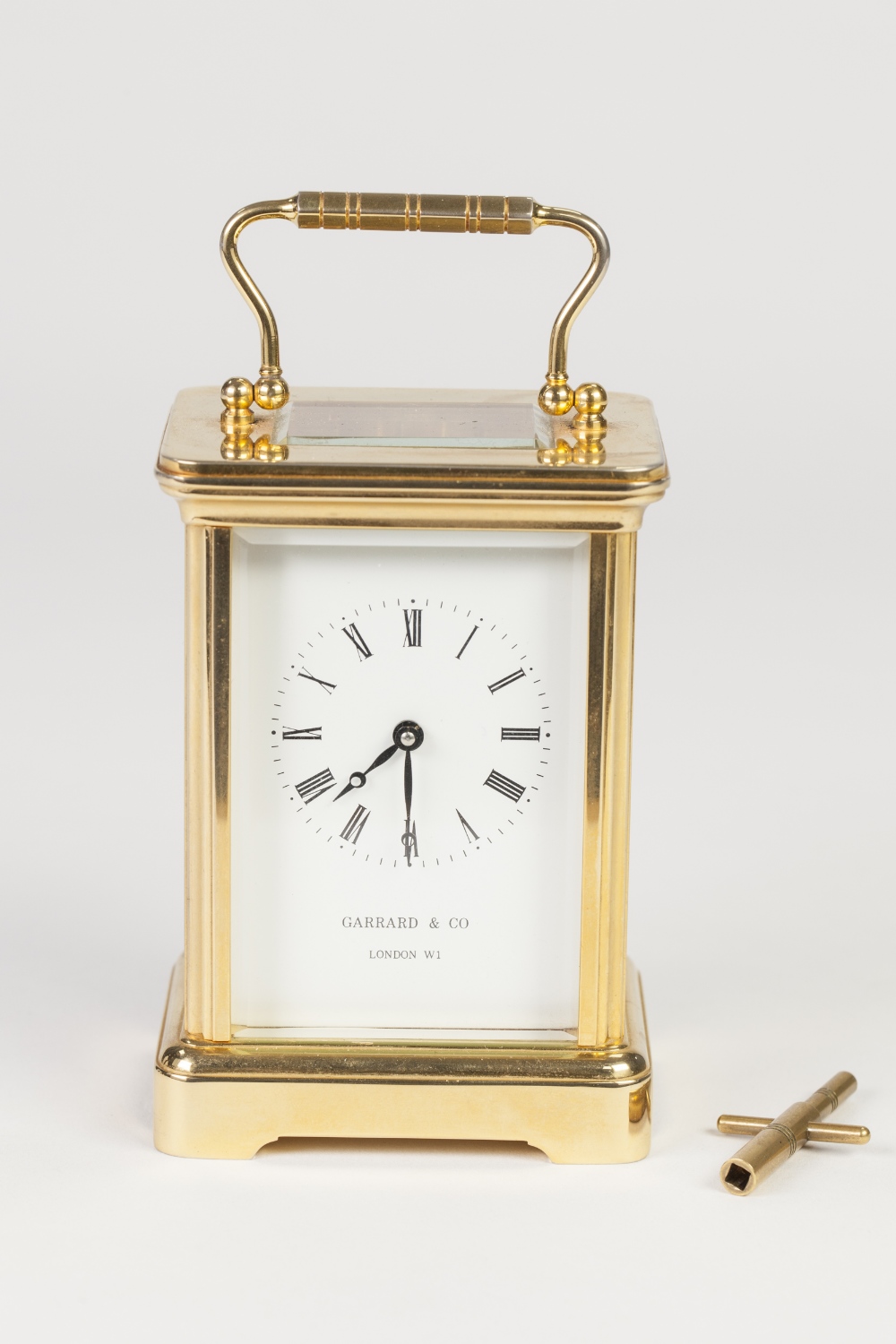 GARRARD AND CO., LONDON, TRADITIONAL CARRIAGE CLOCK with 11 jewel ...