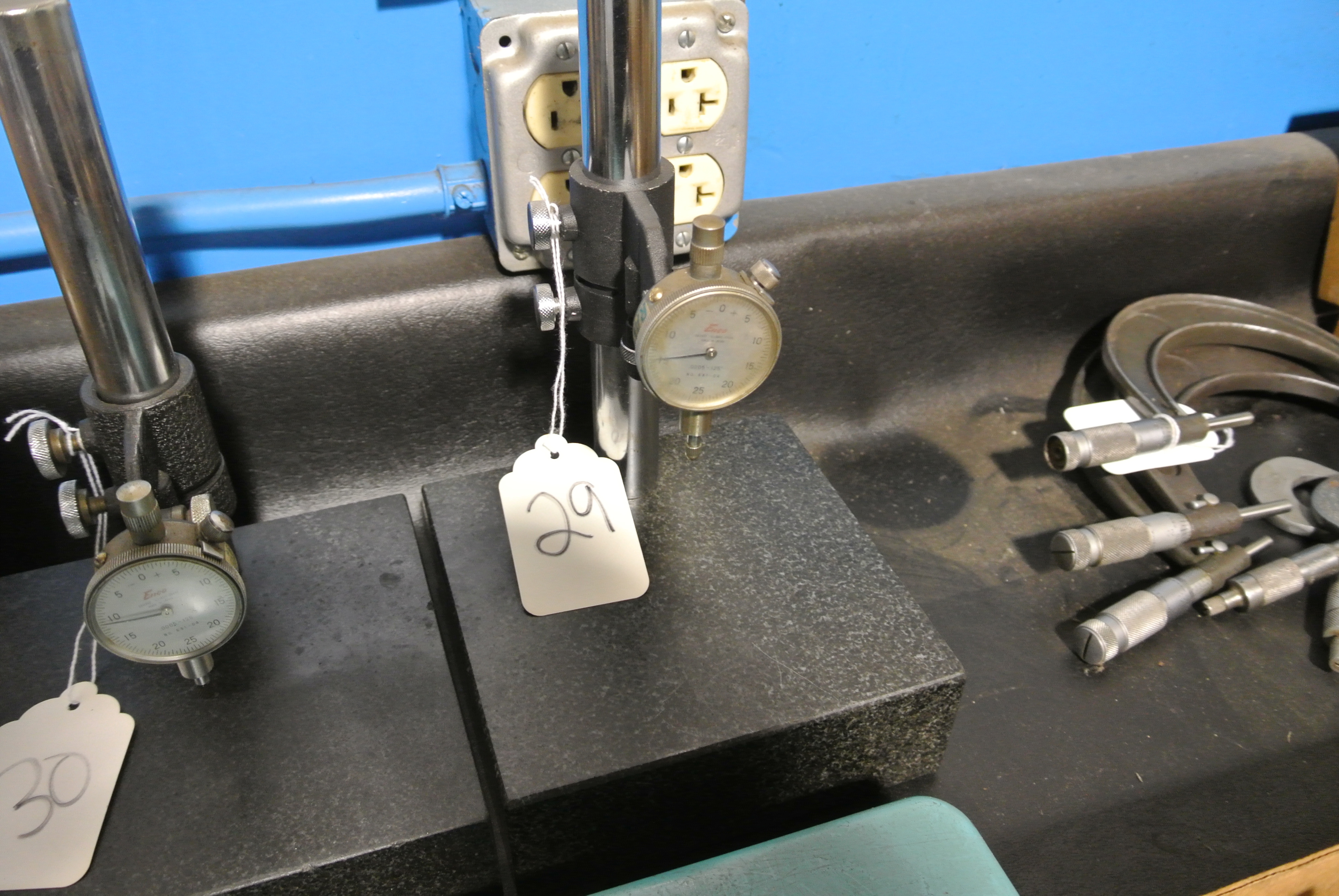 Enco Dial indicator height gauge with surface plate stand