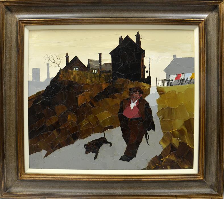 Austin Moseley RBSA (British,1930-2013), 'Morning Walk', oil on board ...