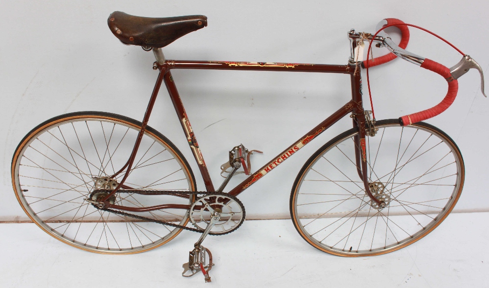 HETCHINS (Curly six day track) in chocolate brown. Beautifully restored ...