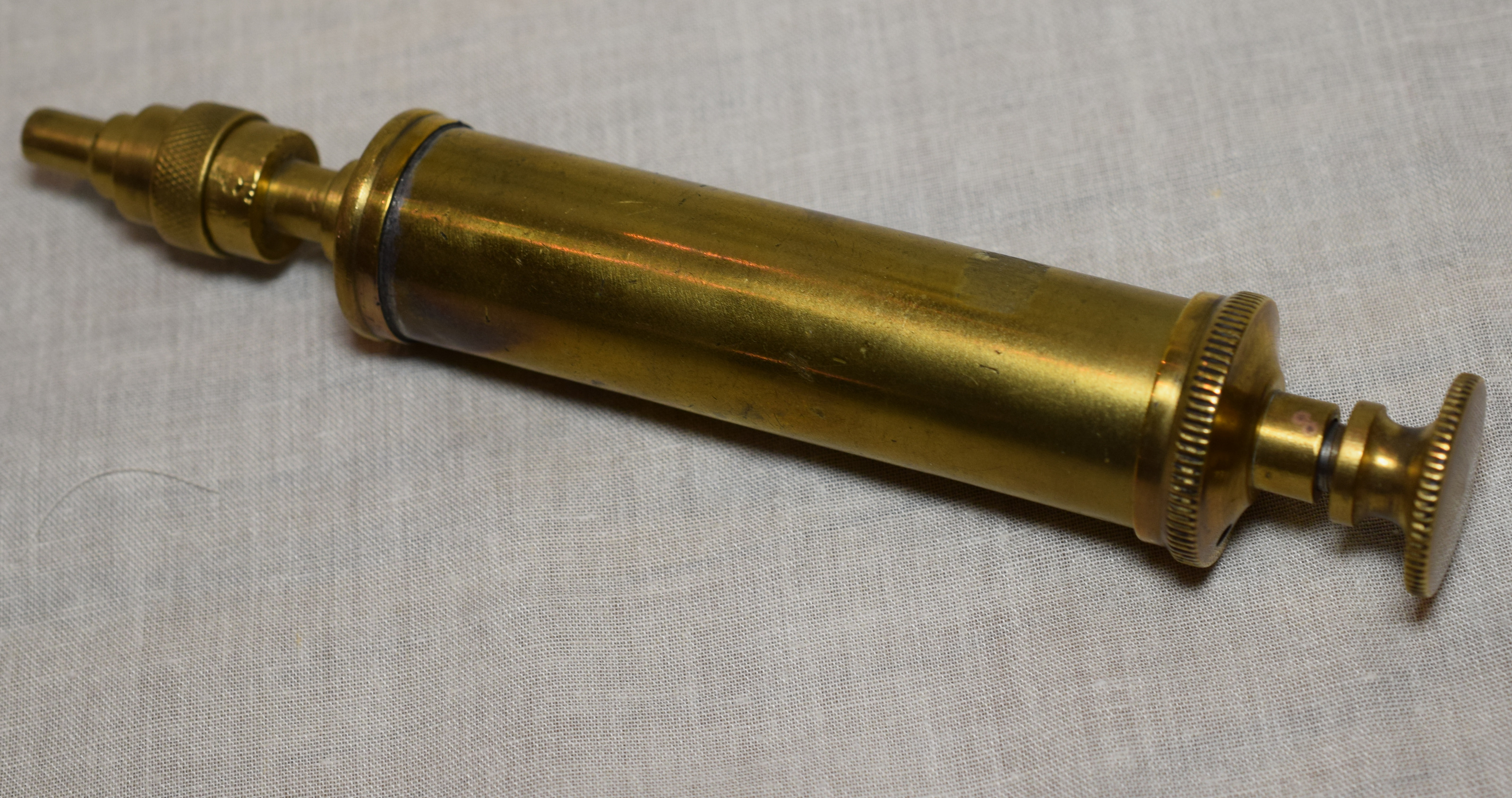 Vintage Brass Syringe £10 START & NO RESERVE! Interesting brass syringe ...