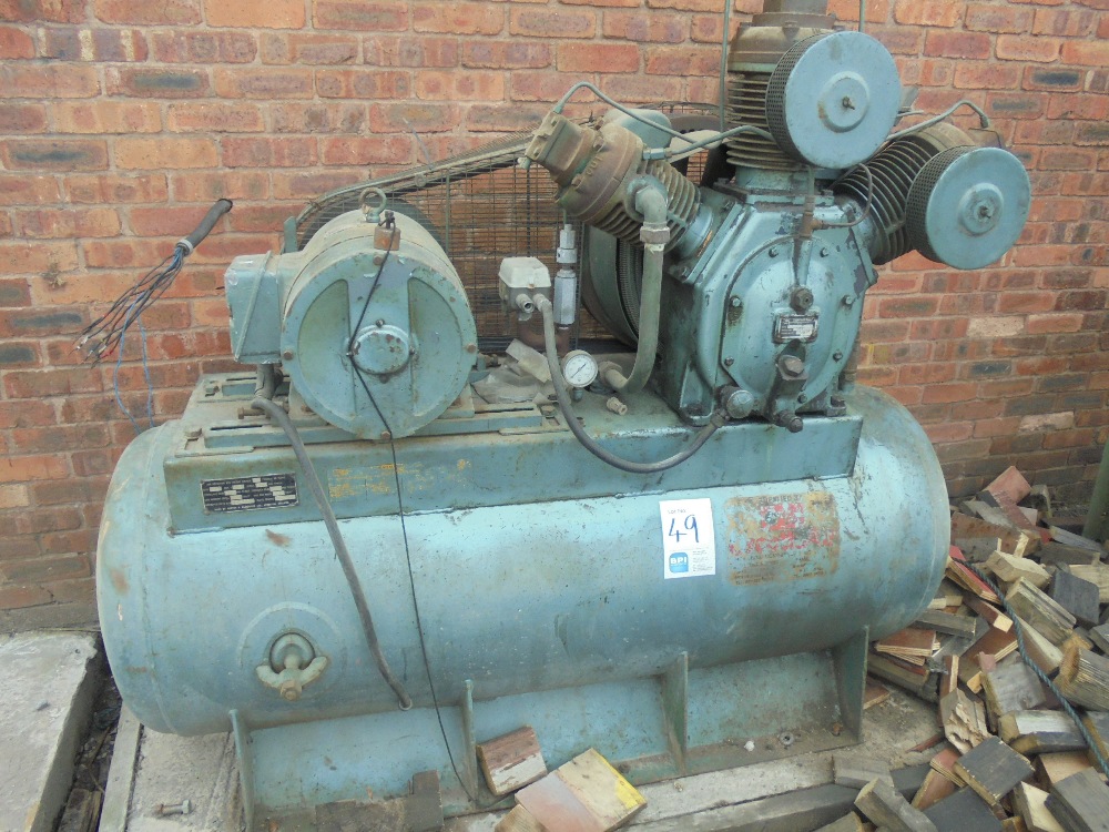 Ingersoll Rand Type 30 15T Horizontal Receiver Mounted Air Compressor ...