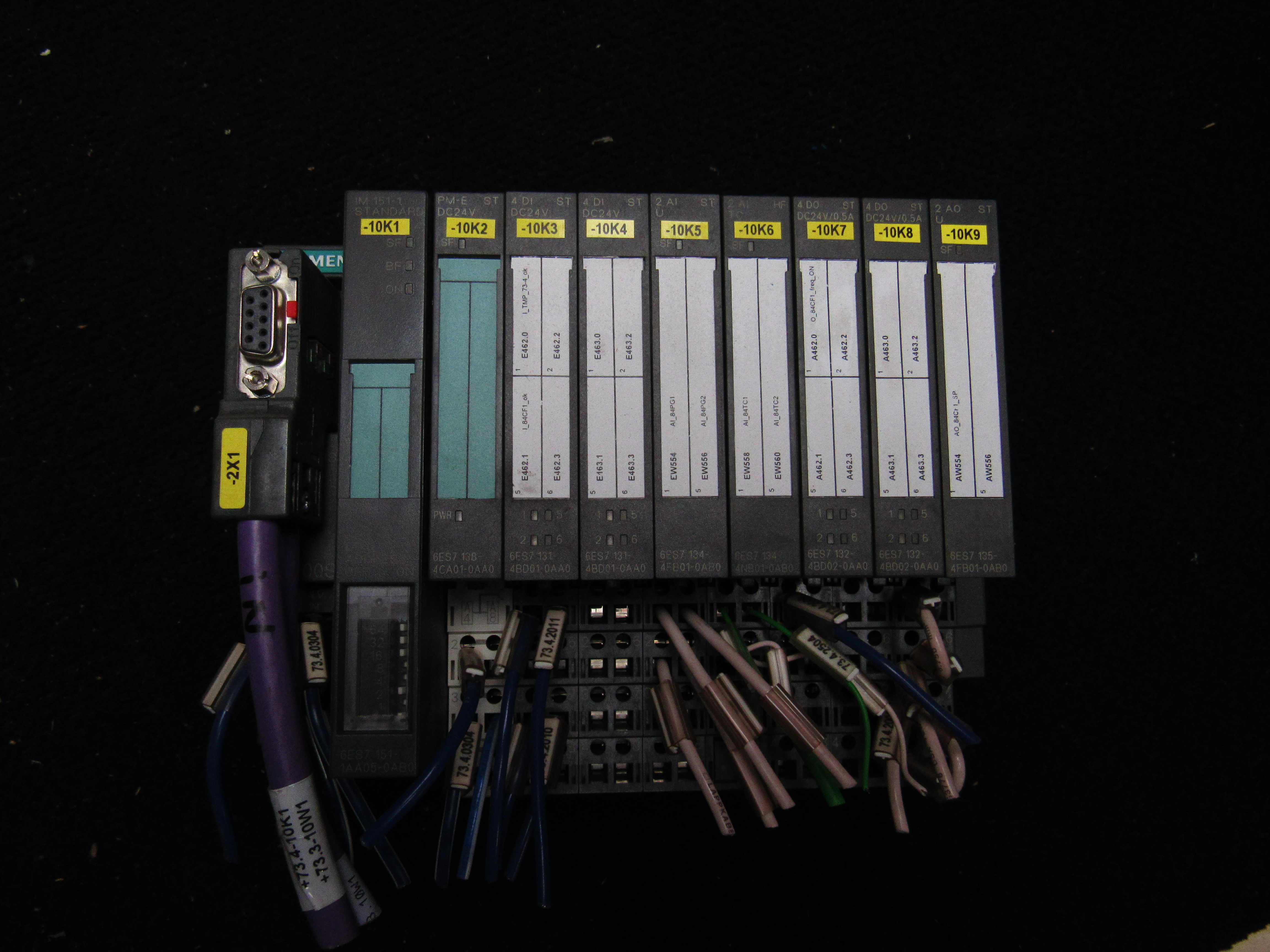 LOT OF SIEMENS PLC RACKS