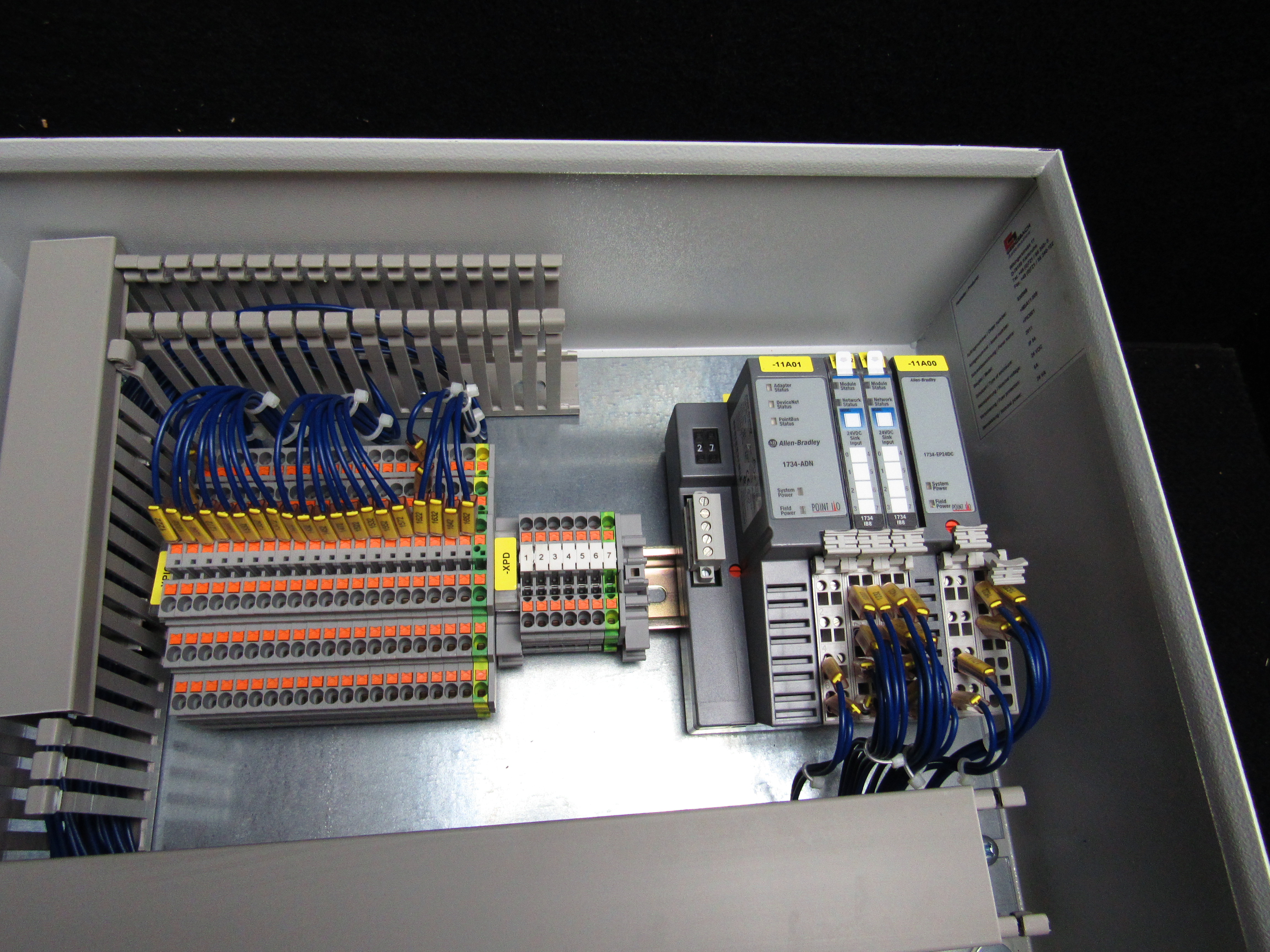 LOT OF 2 ALLEN BRADLEY PLC CABINETS