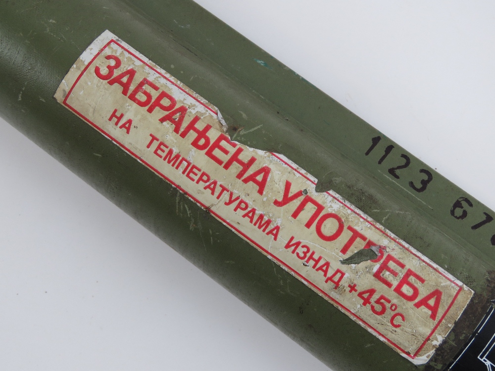 A deactivated (EU Spec) Zolya RBR M80 64mm Rocket Launcher.