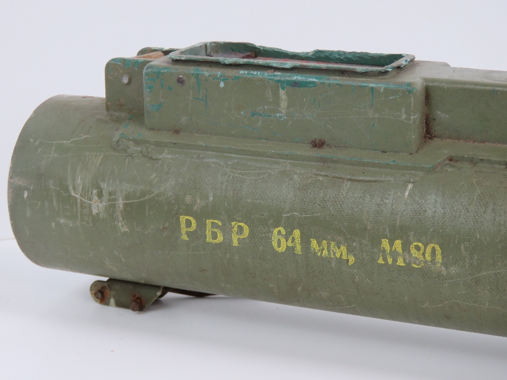 A deactivated (EU Spec) Zolya RBR M80 64mm Rocket Launcher.