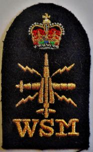 British Royal Navy Trade Badge Smaller Sized Badge A Missile British Royal Navy Trade Badge Smaller Sized Badge A Missile