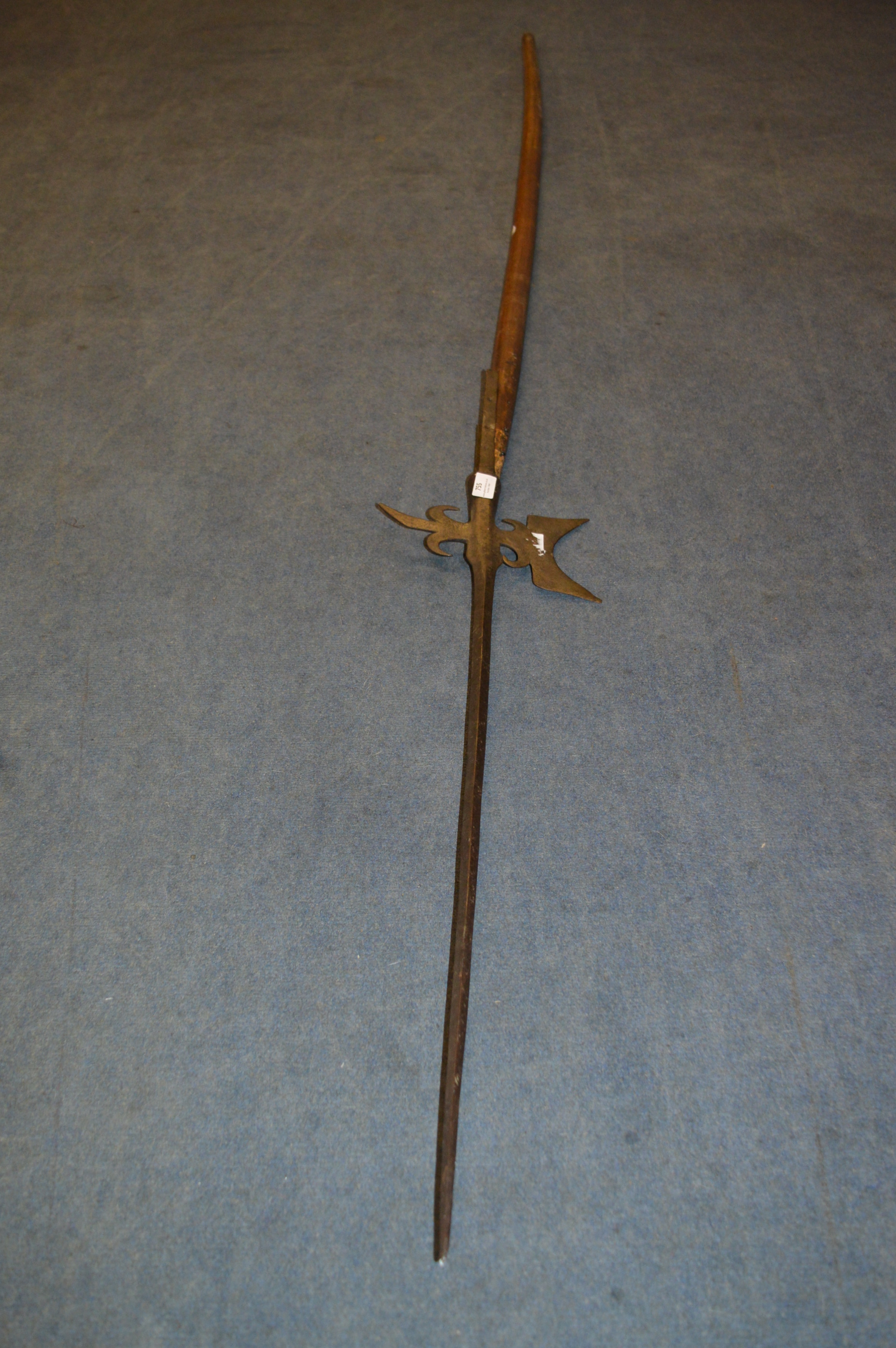 18th Century Ceremonial Halberd with Pole
