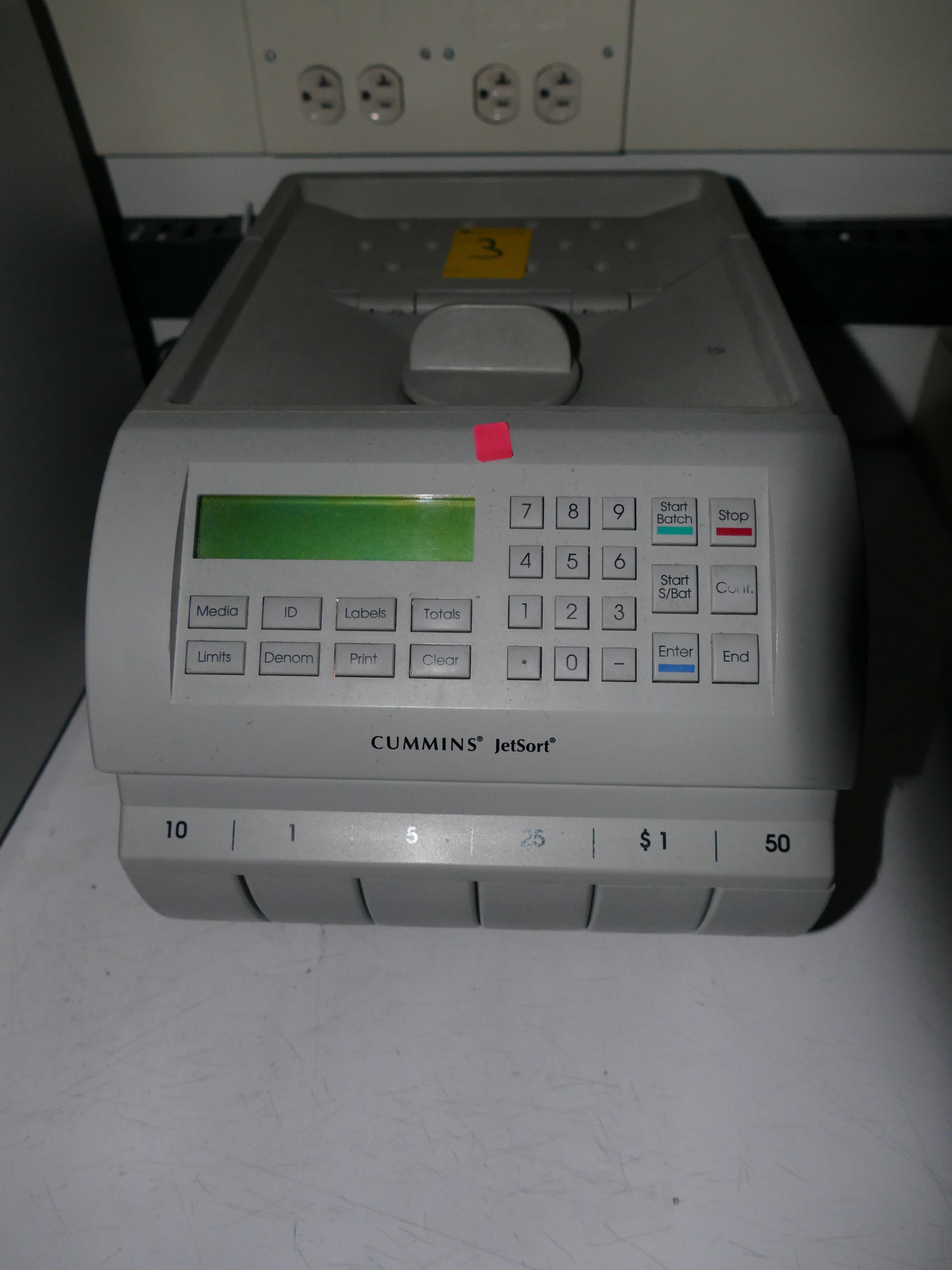 CUMMINS ALLISON JETSORT 1000 COIN SORTER/COUNTER