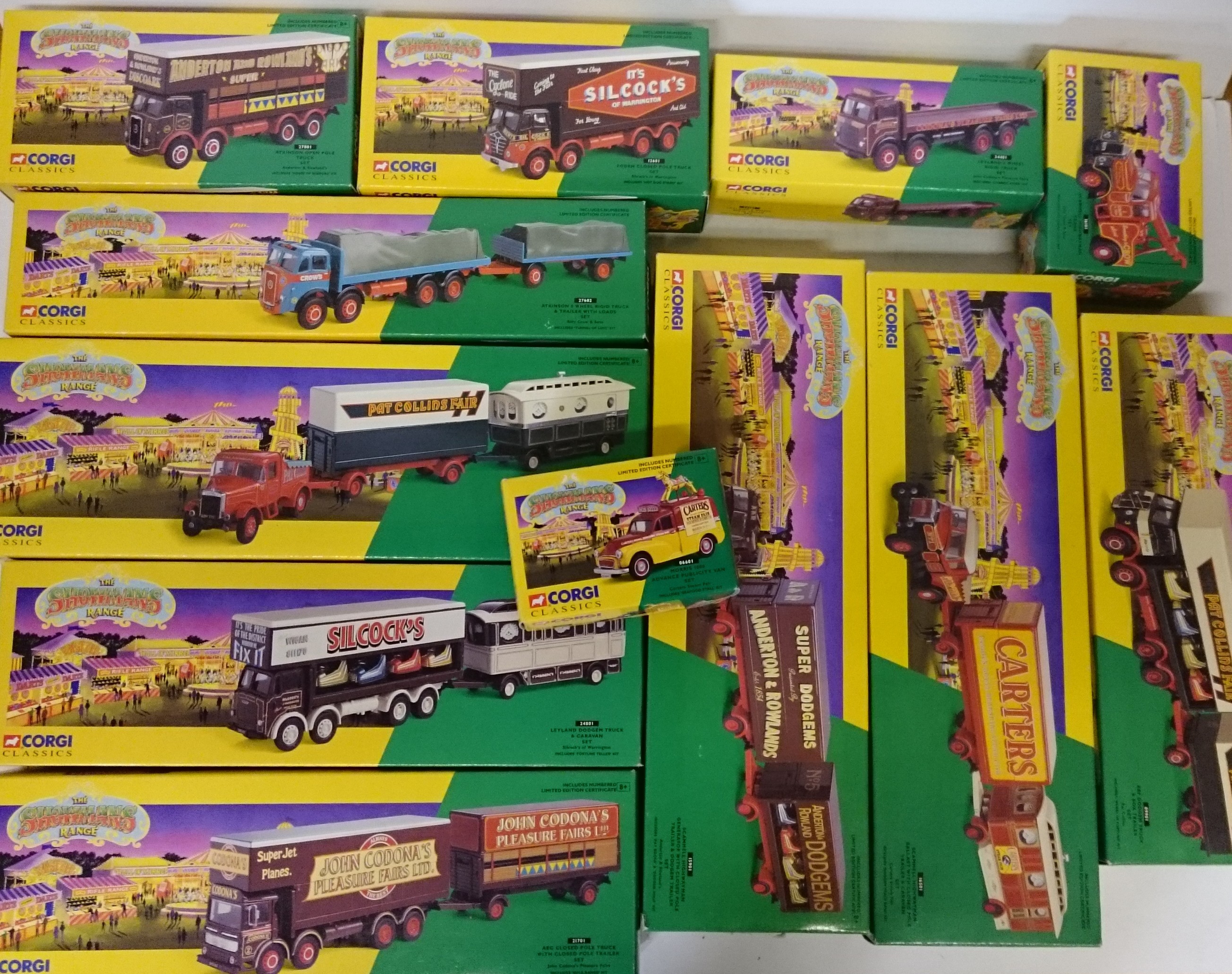 Corgi Classics The Showmans Range Complete Set of 12 x 1/50 scale ...