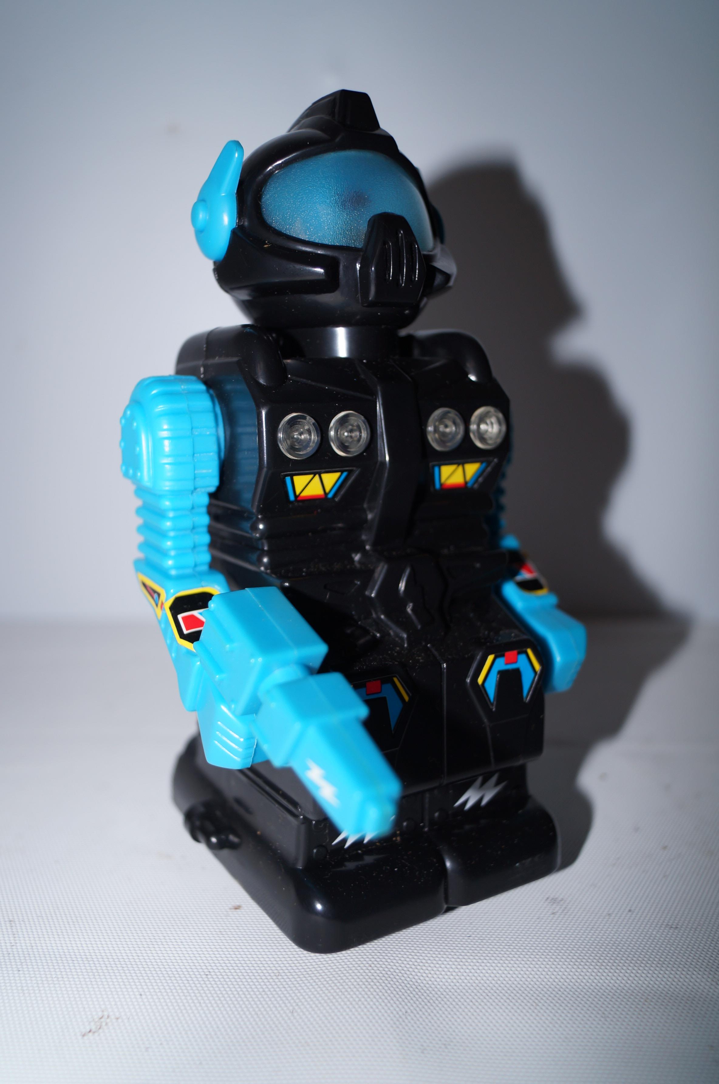 Boxed toy robot astro bot