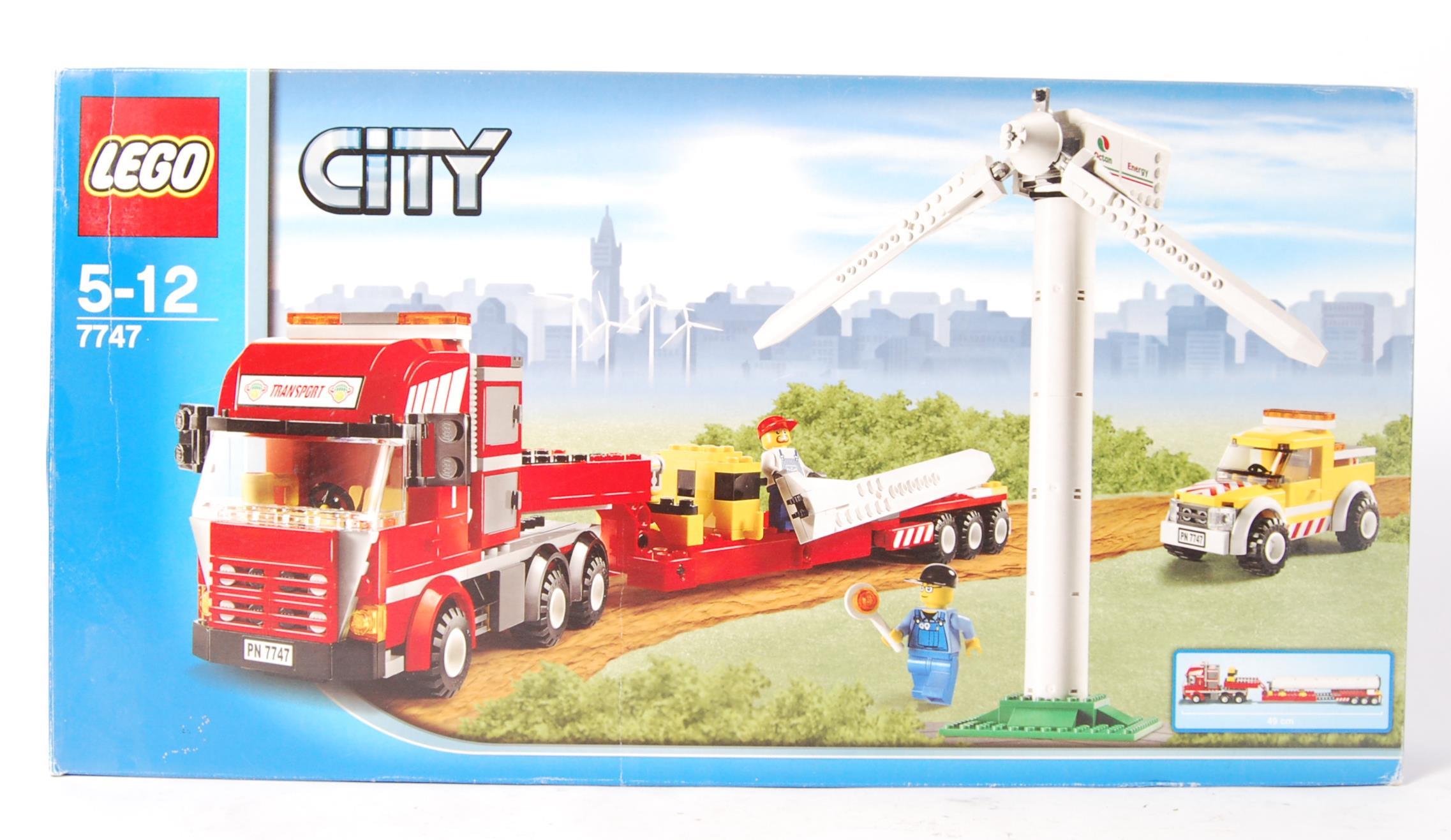 A Lego City boxed set No. 7747 ' Wind Turbine Transporter '. Vendor ...