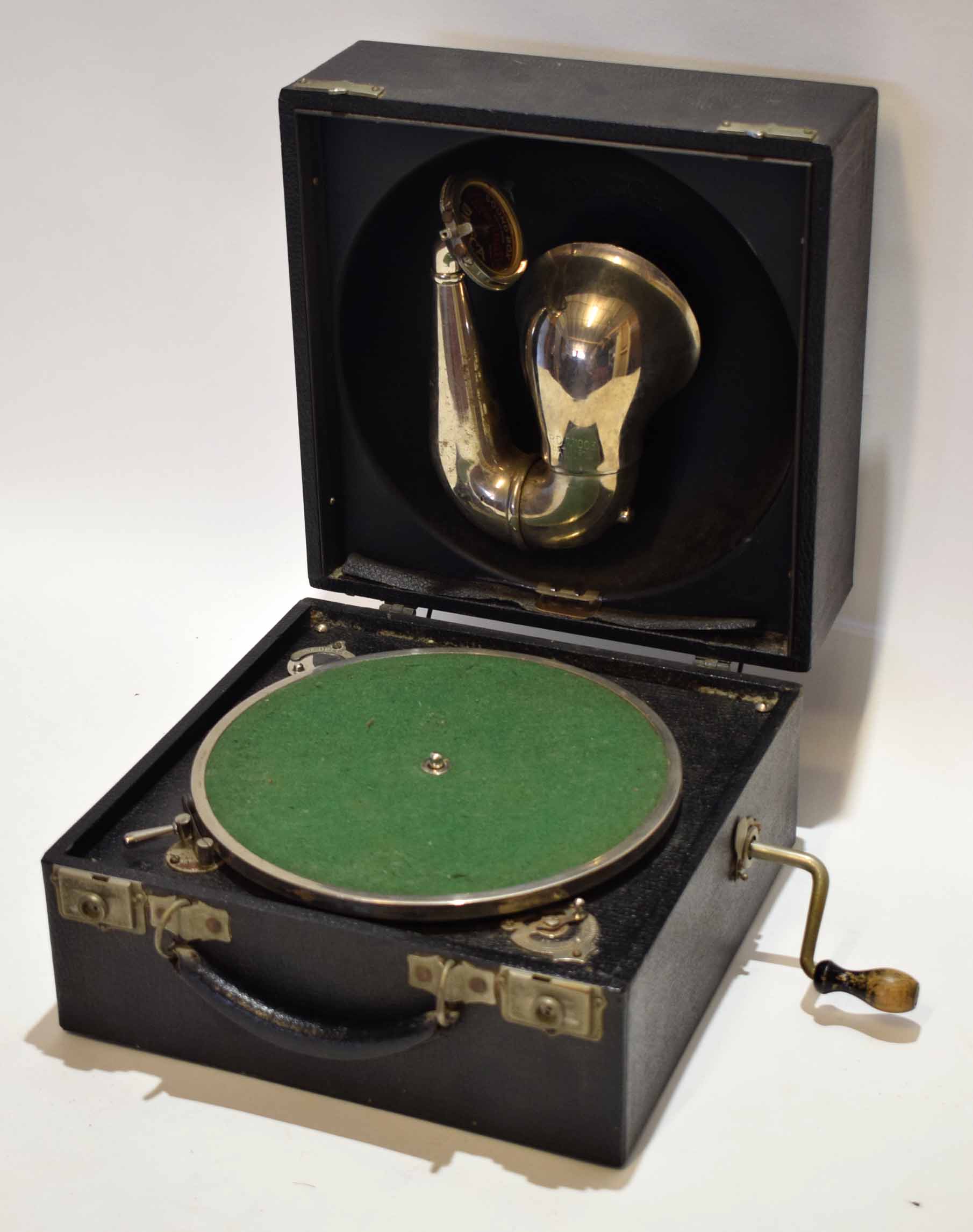 Mid-20th century portable record player "Soundbox Telesmatic for Decca ...