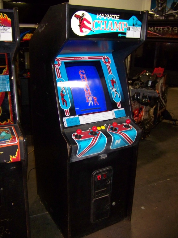 KARATE CHAMP CLASSIC ARCADE GAME; Item is in used condition. Evidence ...