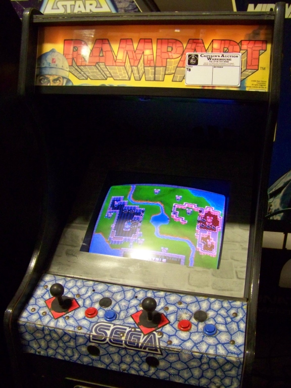 RAMPART 2 PLAYER CLASSIC ATARI ARCADE GAME; Item is in used condition ...