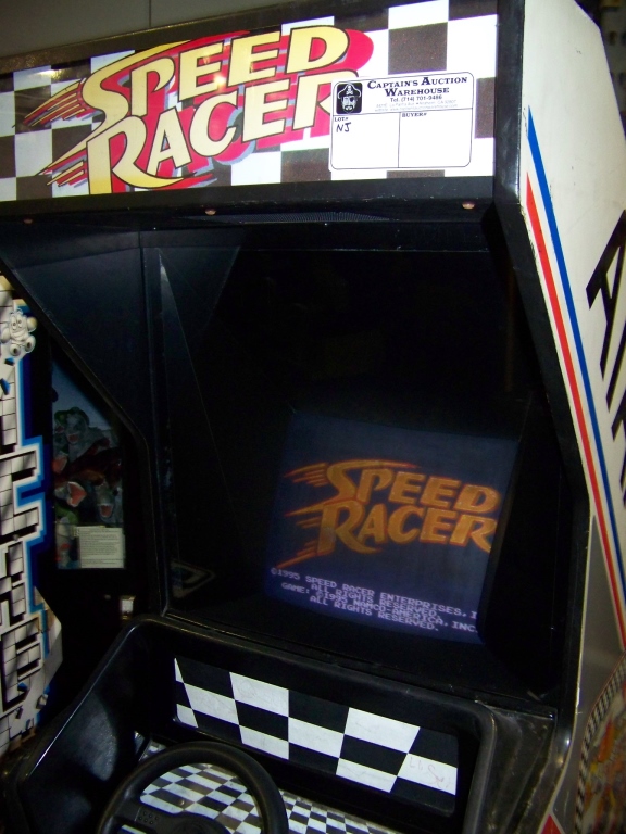 SPEED RACER UPRIGHT DRIVER ARCADE GAME; Item is in used condition ...