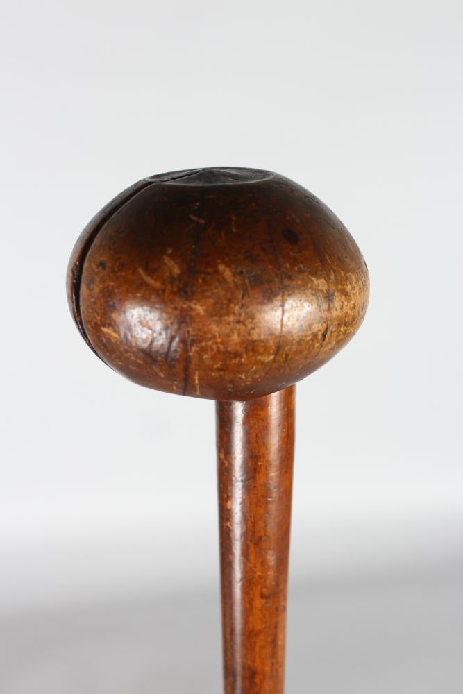 A KNOBKIERIE, ZULU, SOUTH AFRICA. Wood. Knobkerrie, knopkierie ...