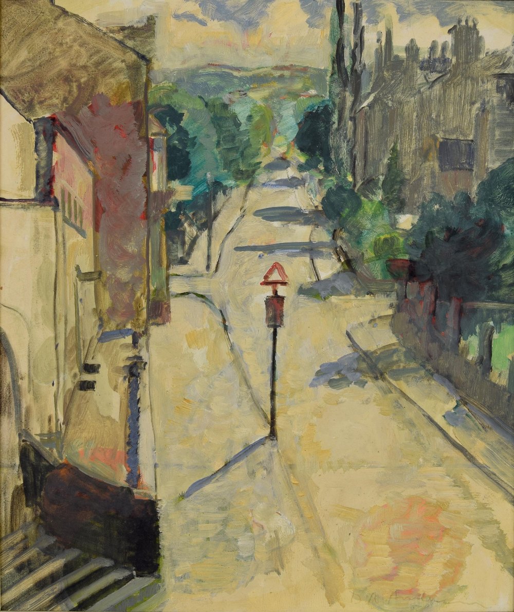 David R Anderson (1884-1976) - 'Wells Road, Ilkley' signed, also ...